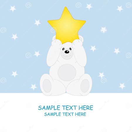 Bear-star stock vector. Illustration of advertisement - 17579596