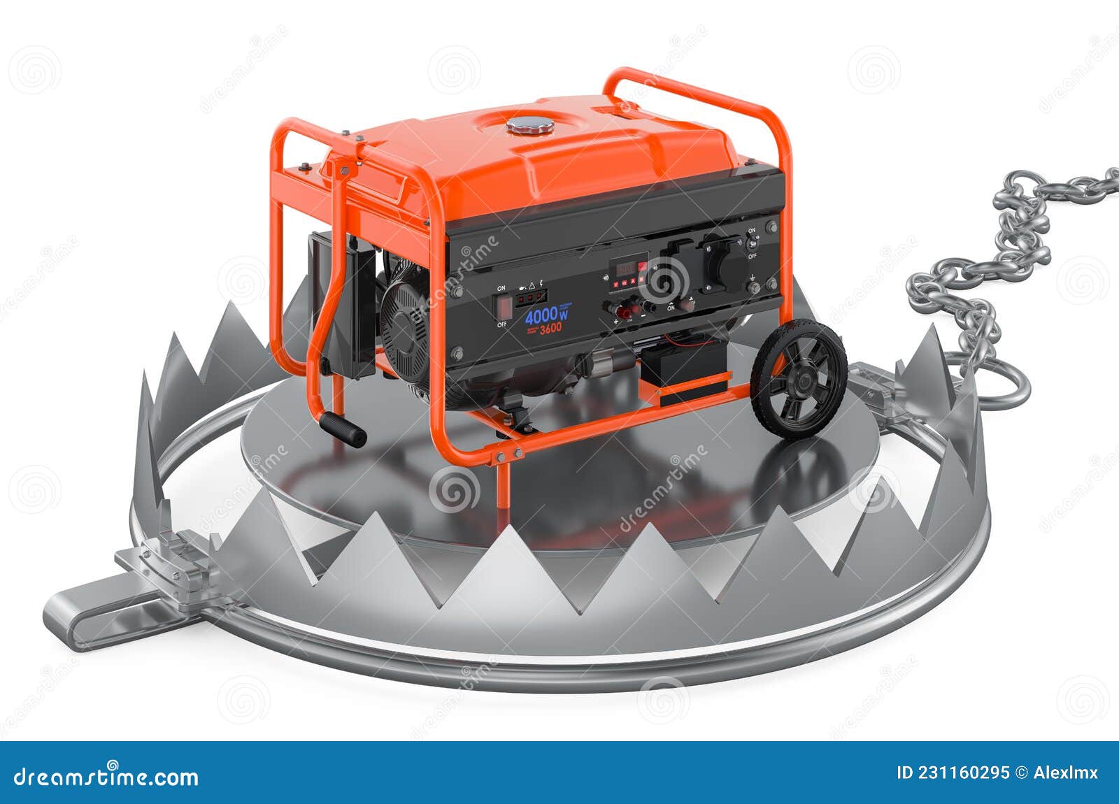 Gasoline Generator Icon Color Outline Vector | CartoonDealer.com #232962182