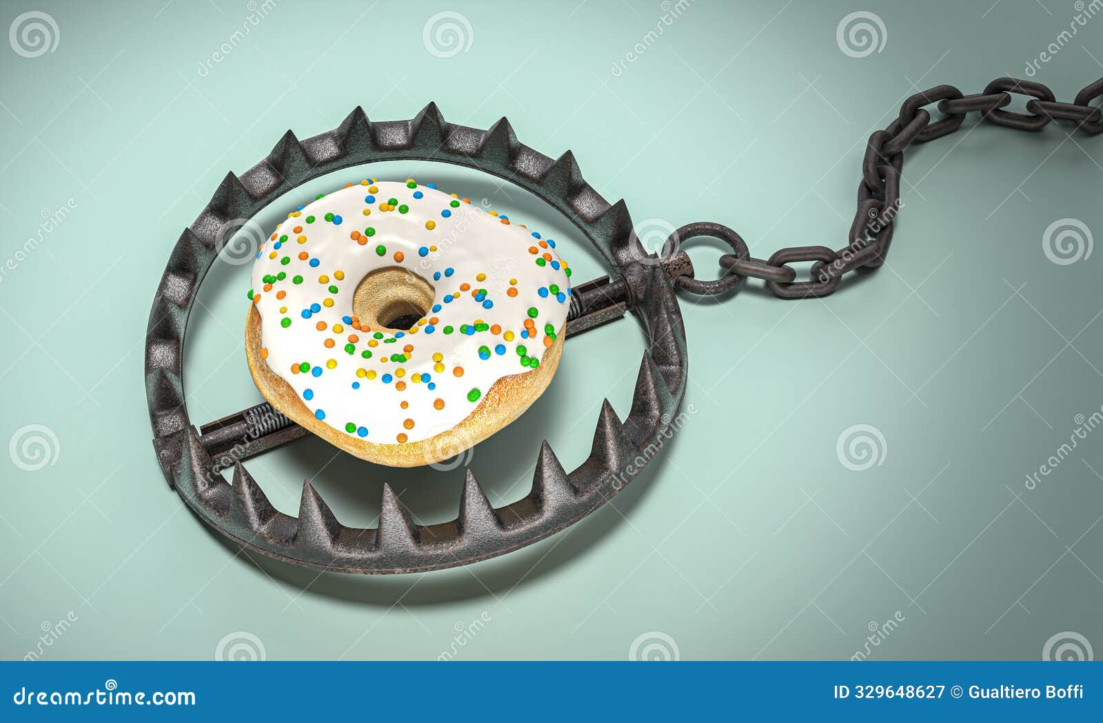 Sugar Addiction And Unhealthy Craving To Sweet Food, Flat Vector ...