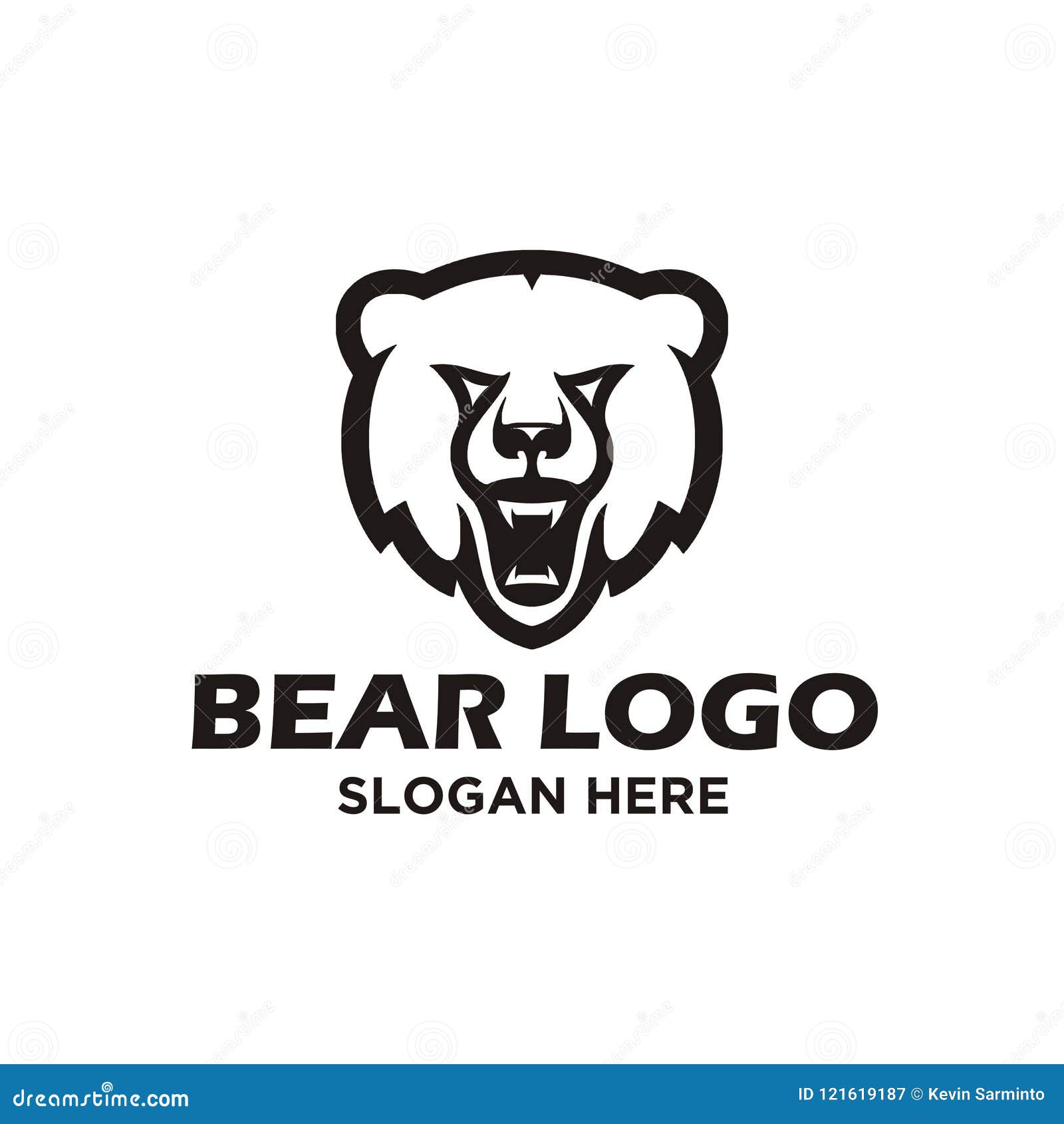 Bear Logo Design Inspiration Eps Stock Vector - Illustration of polar ...