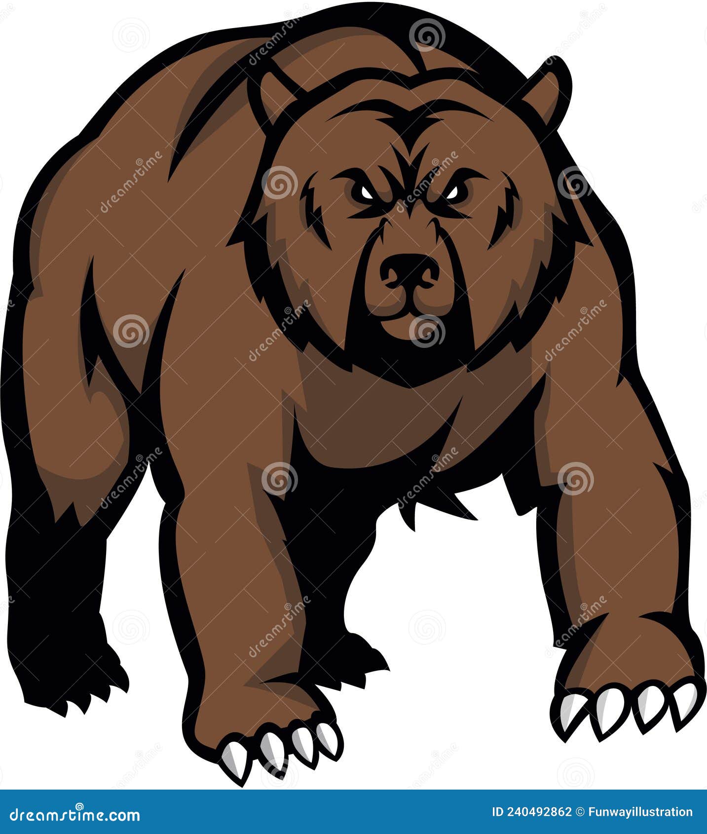 Bear Vector Design Creative Art Stock Vector - Illustration of element ...