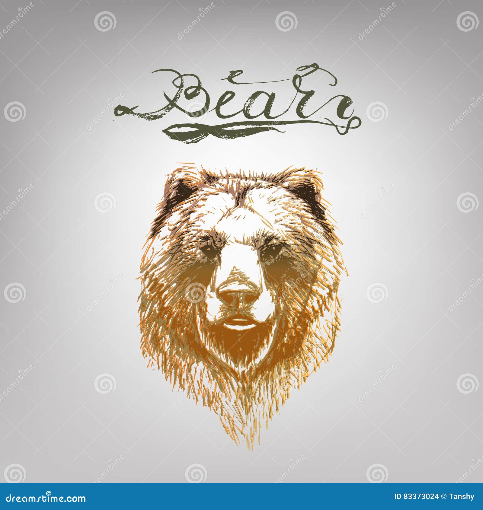 Bear vectors, icon stock vector. Illustration of mouth - 83373024