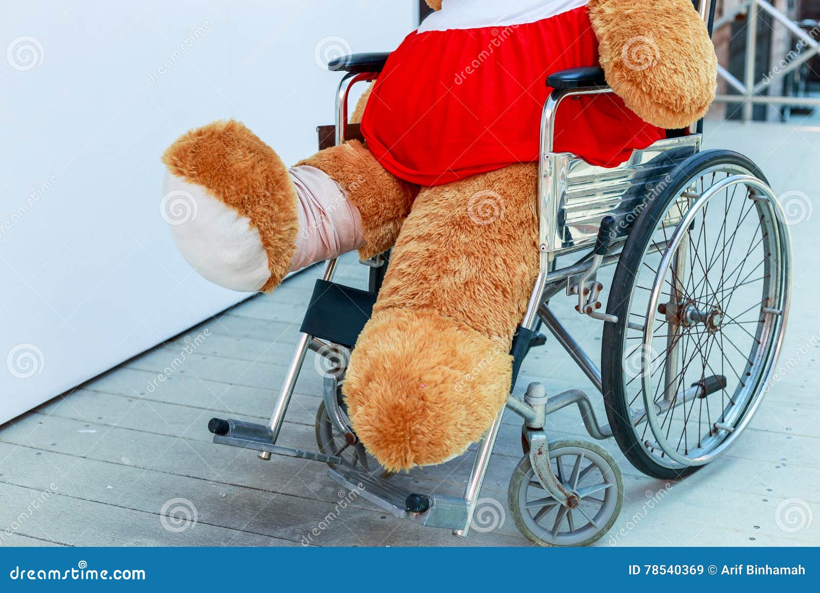 Bear and wheelchair stock image. Image of pity, outdoor - 78540369