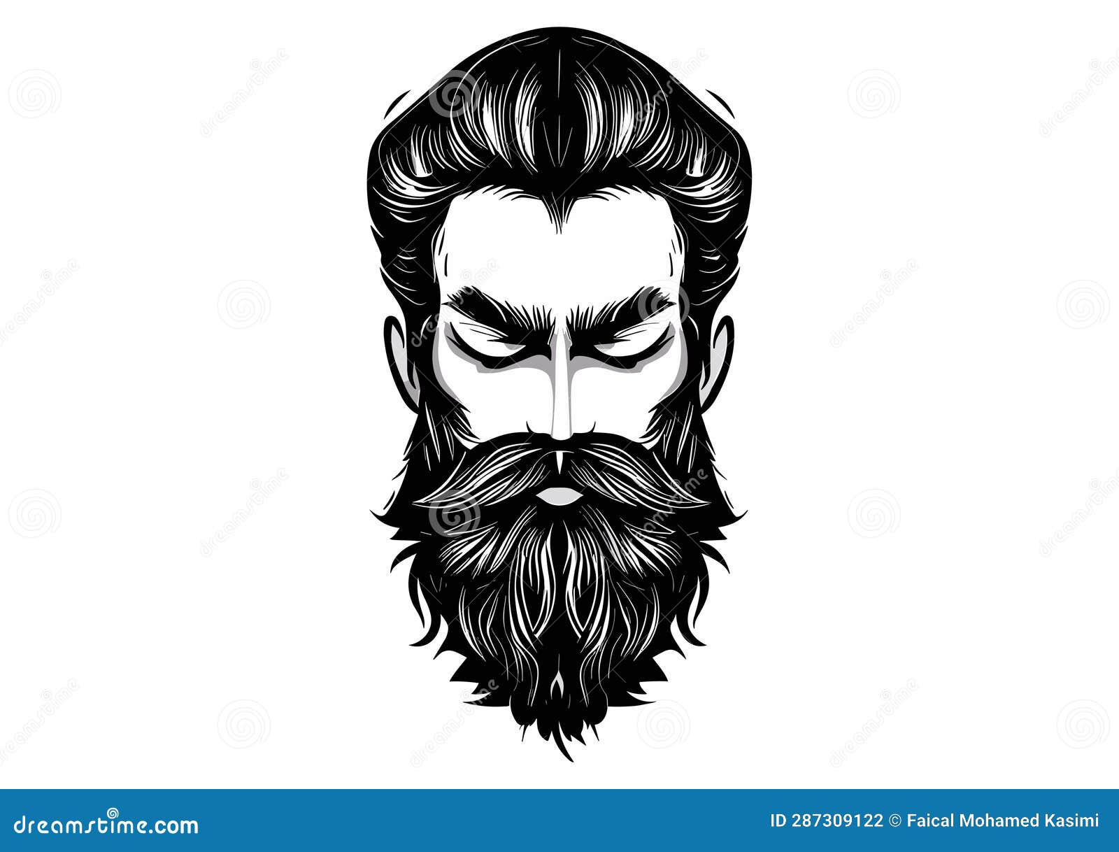 Beard Elegance Redefined: Logo Vectors Stock Illustration ... Beard Elegance Redefined: Logo Vectors Stock Illustration ...