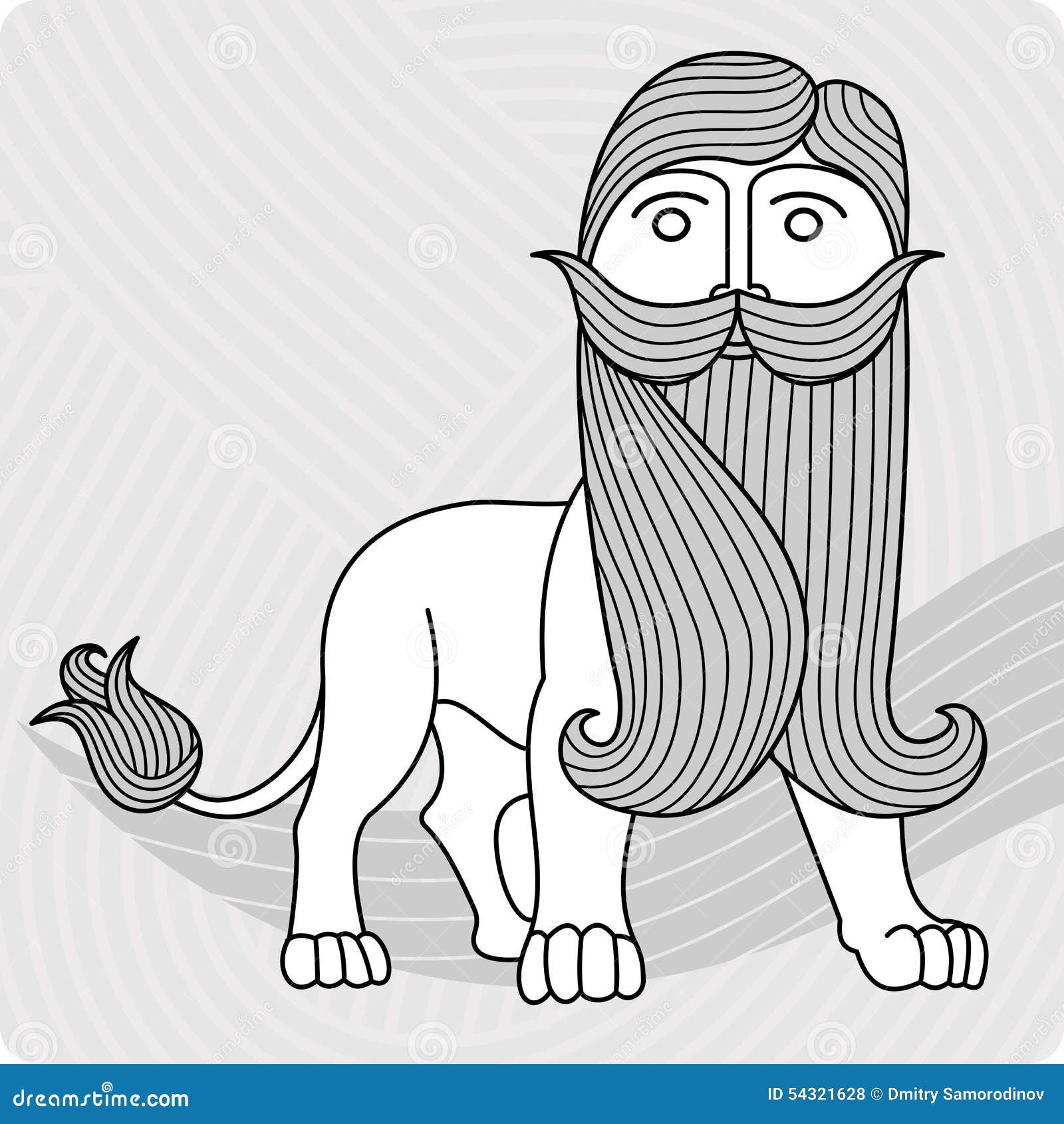 Beard Lion Stock Photography | CartoonDealer.com #54318764