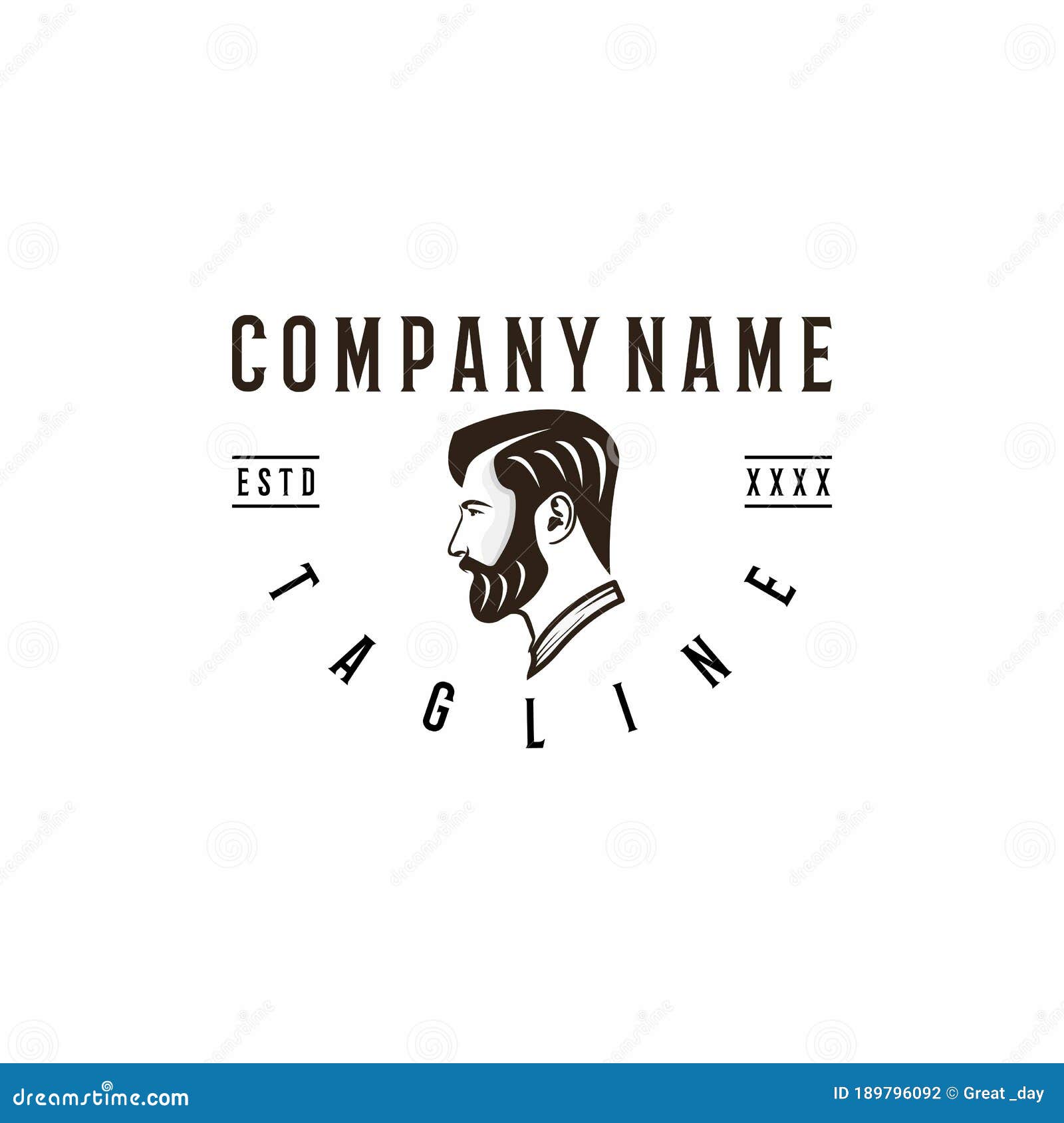 The Man Logo Vector Graphic Design Stock Vector - Illustration of ...