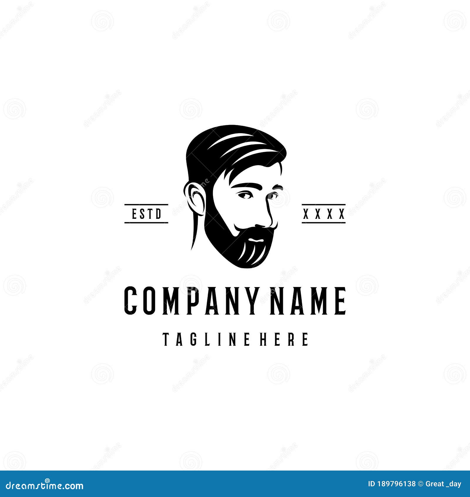The Man Logo Vector Graphic Design Stock Vector - Illustration of ...