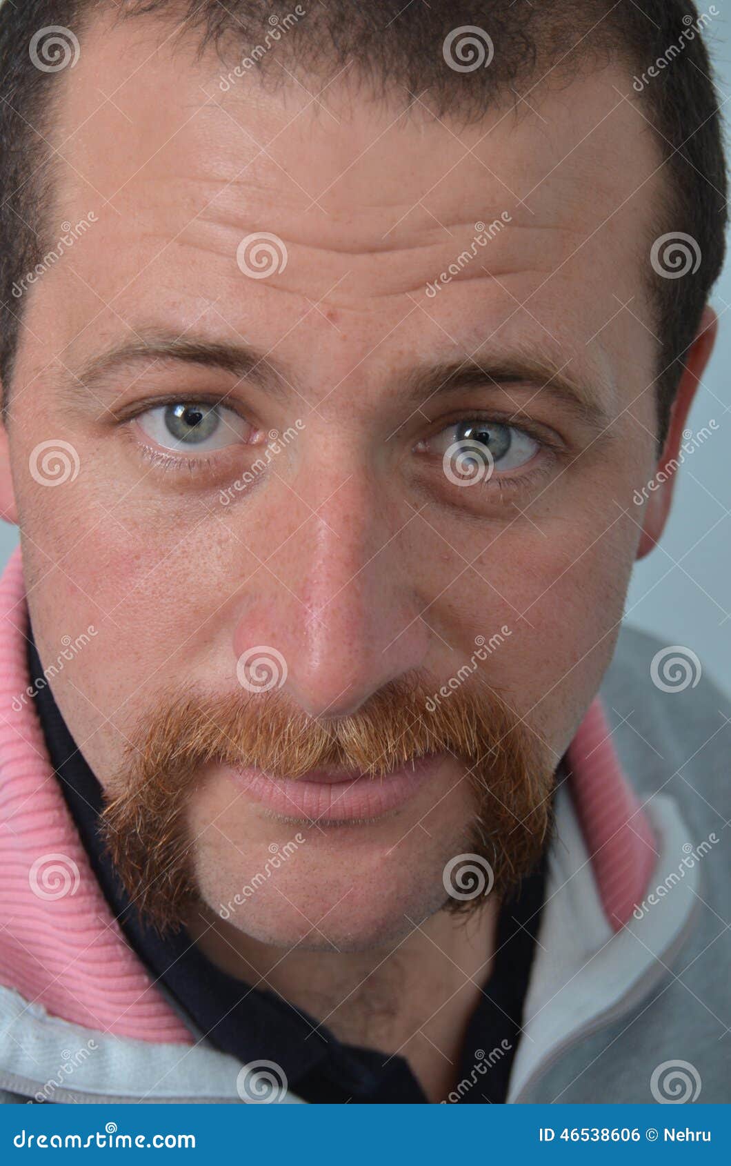 Beard and mustache man stock photo. Image of bearded - 46538606