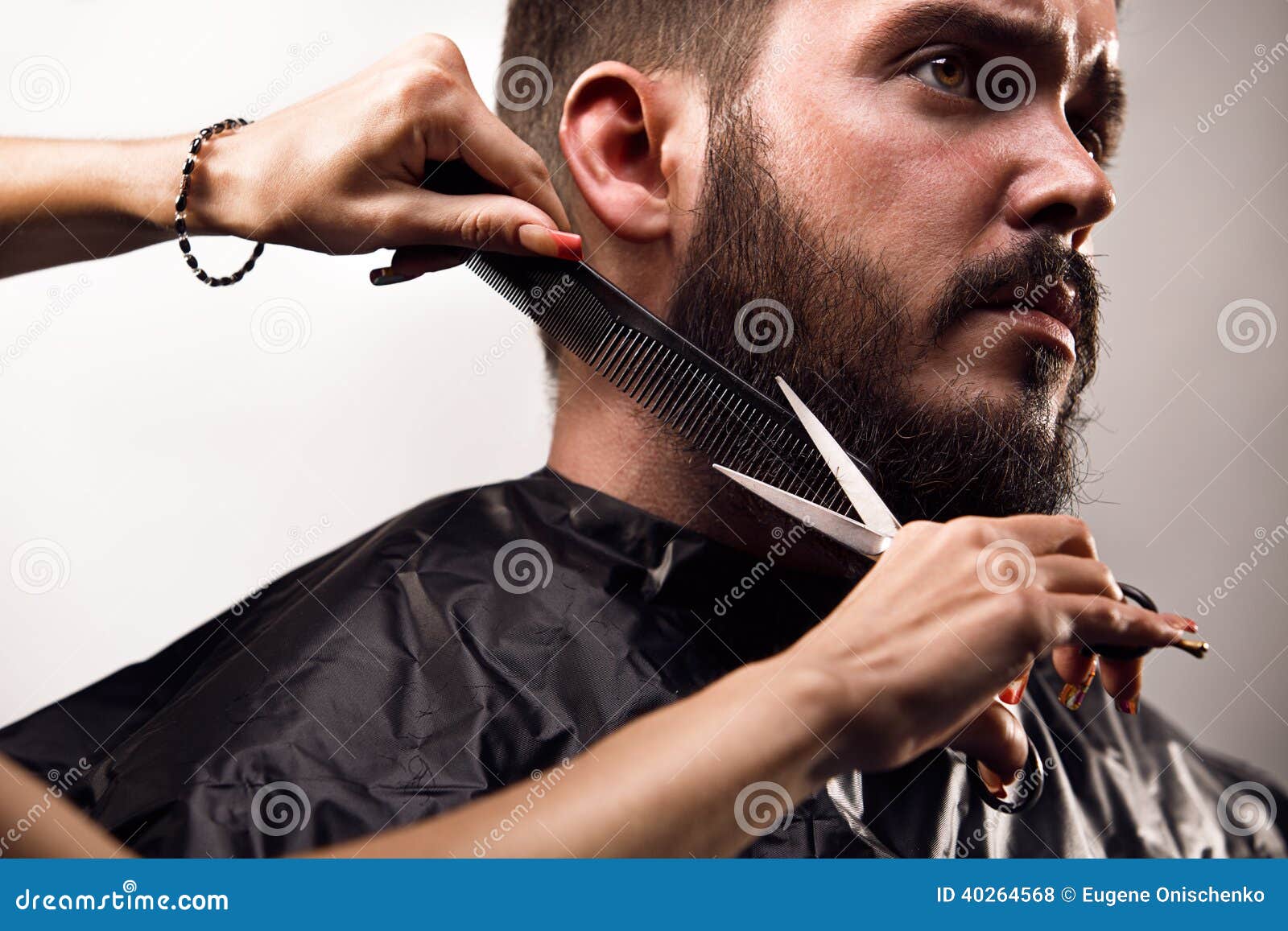 Beard trimming stock photo. Image of care, nails, actions - 40264568