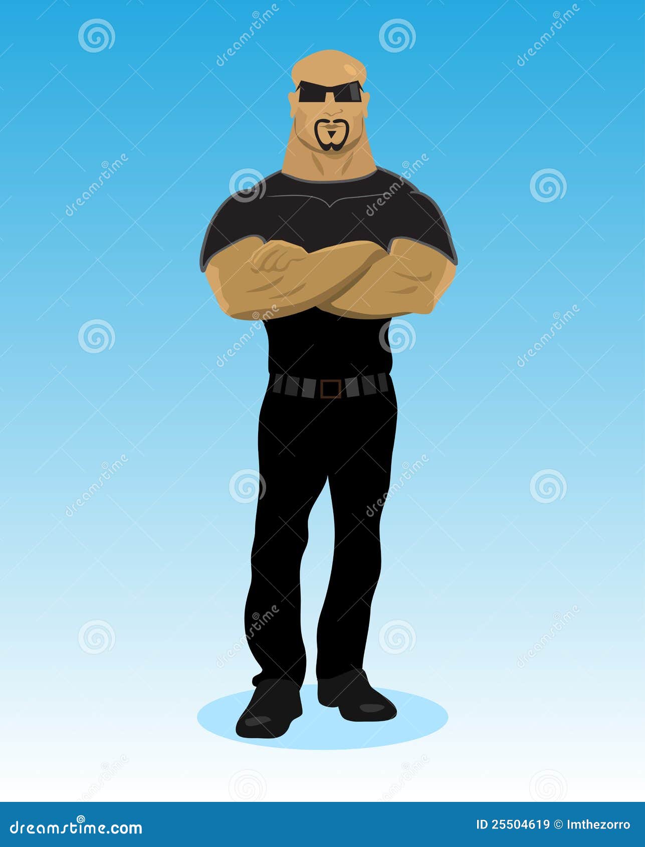 Bodyguard Car Vector Illustration | CartoonDealer.com #32074076