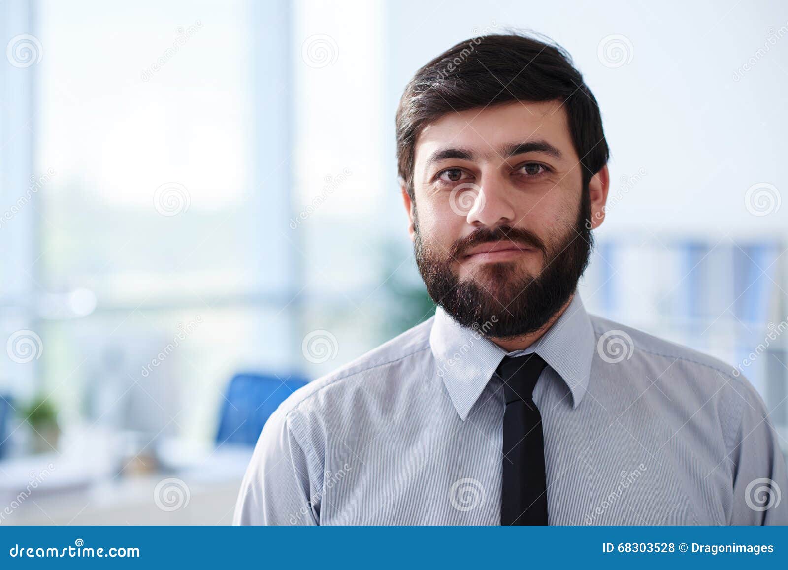 Bearded businessman stock photo. Image of office, face - 68303528