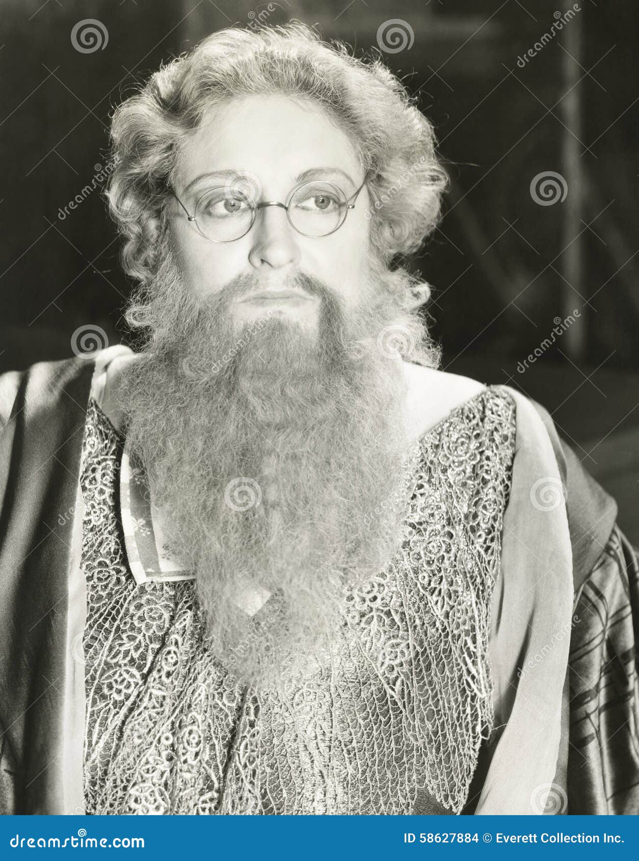 Bearded lady stock photo. Image of blackwhite, contemplation - 58627884