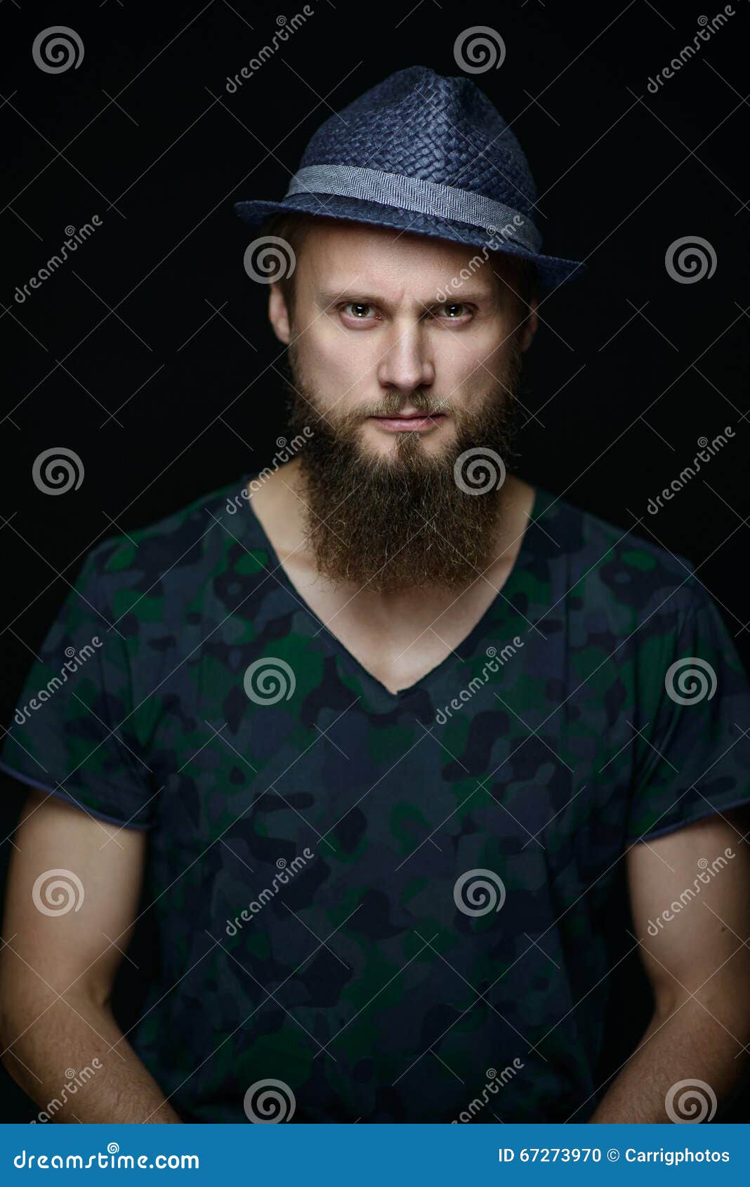 Bearded Man stock photo. Image of person, bearded, fashion - 67273970