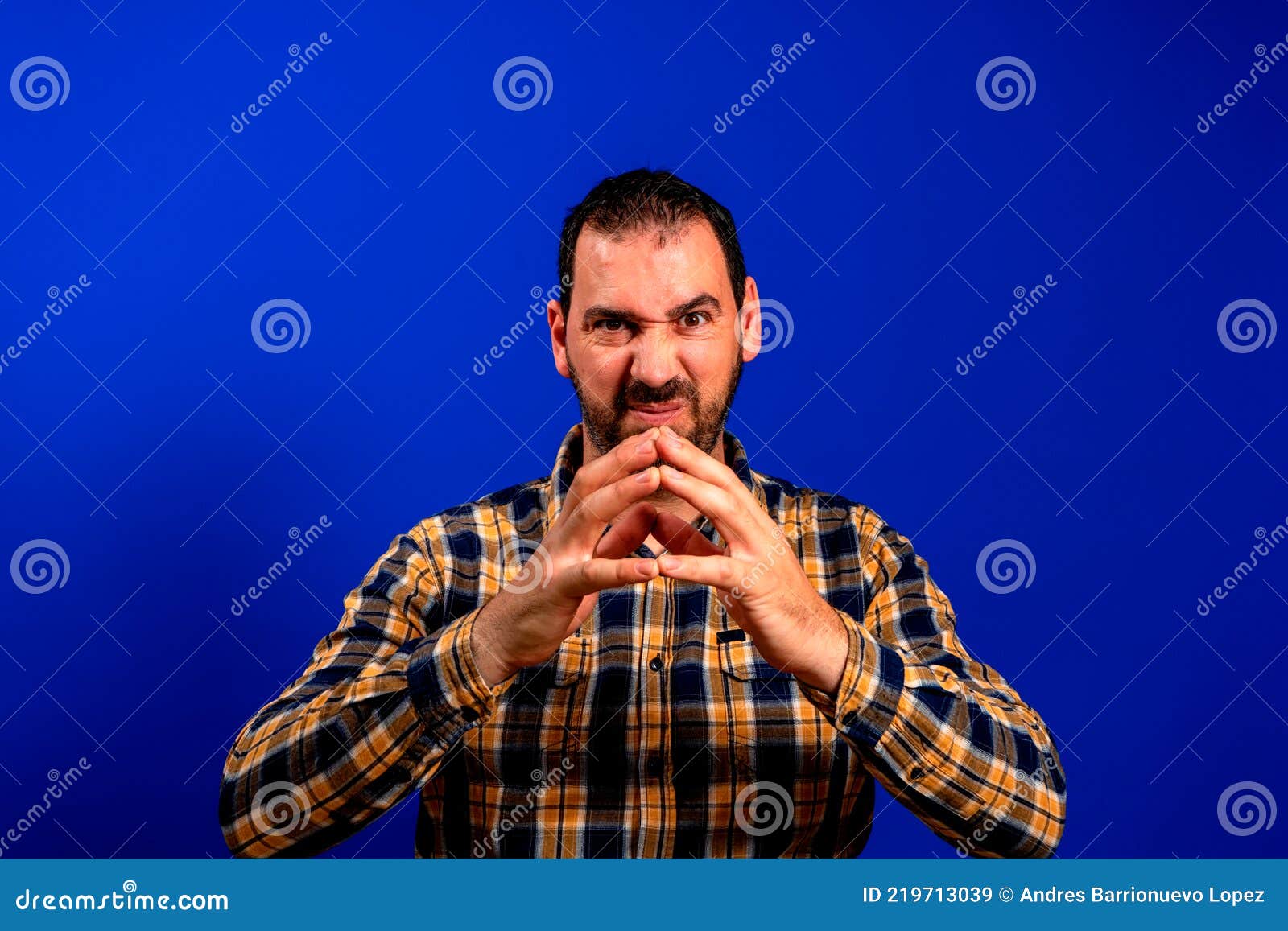 Face, Evil, Blue Shirt, Green Background Stock Photo | CartoonDealer ...