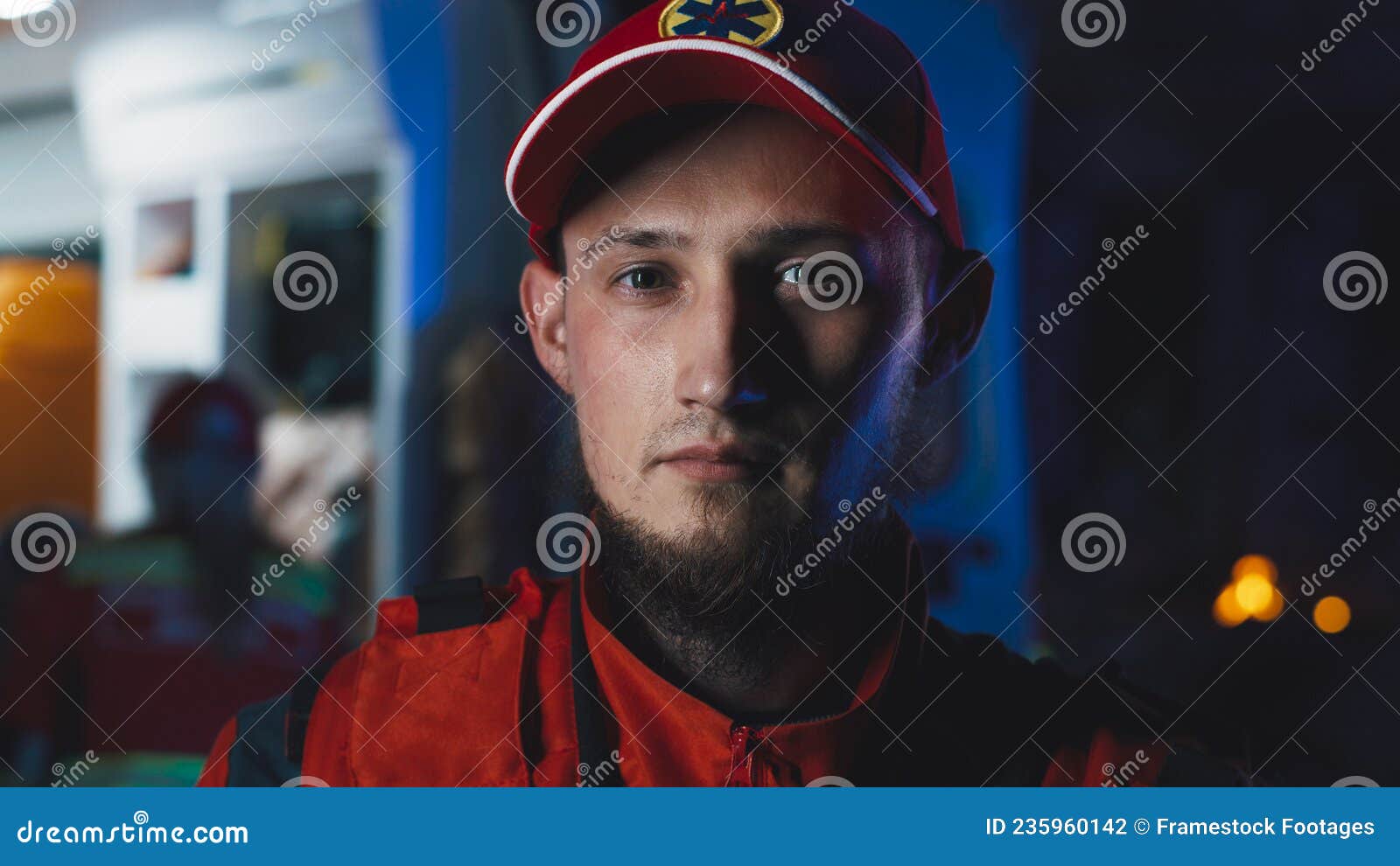 Paramedic In Uniform Calming Mature Woman Royalty-Free Stock ...