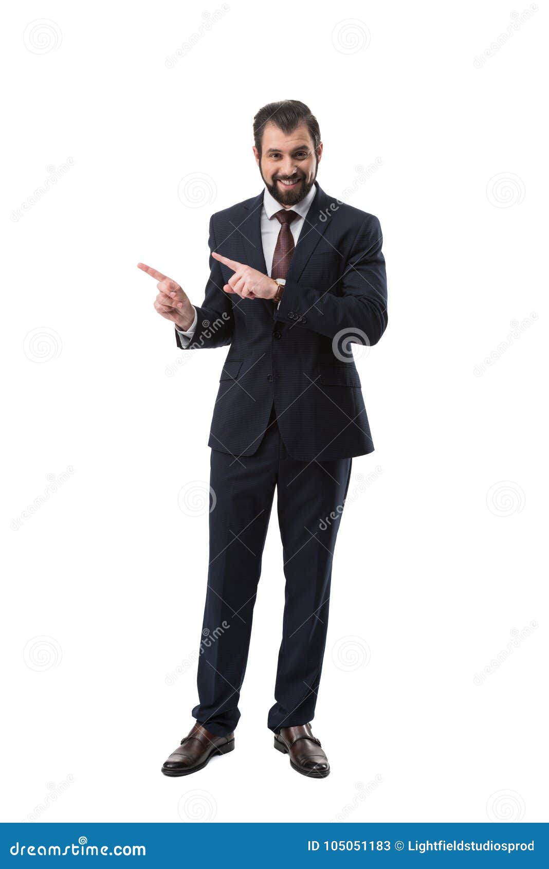 Businessman Pointing at Something Stock Image - Image of smile, people ... Businessman Pointing at Something Stock Image - Image of smile, people ...