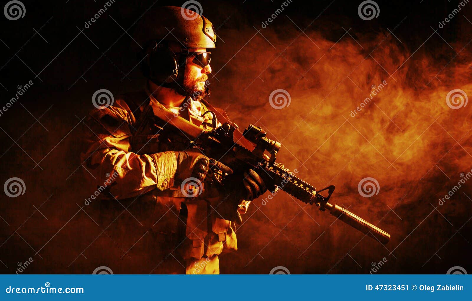 Bearded Special Forces Soldier Royalty-Free Stock Photography ...