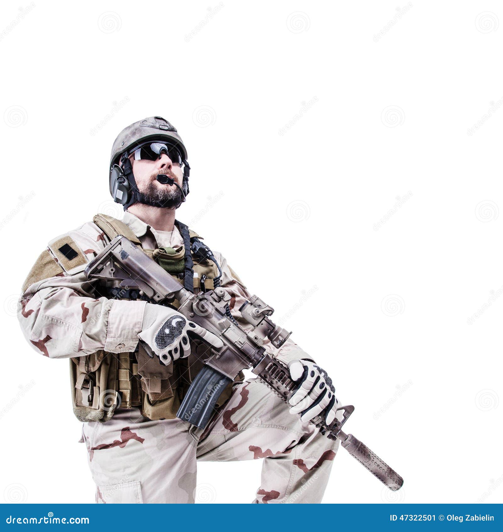 Bearded Special Warfare Operator Stock Image - Image of nato, marine ...