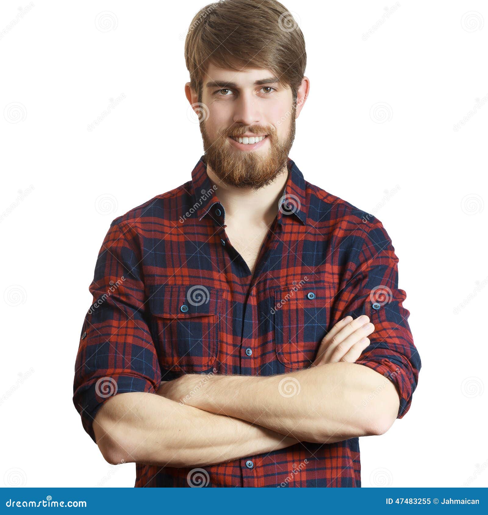 Bearded young man stock image. Image of background, charming - 47483255