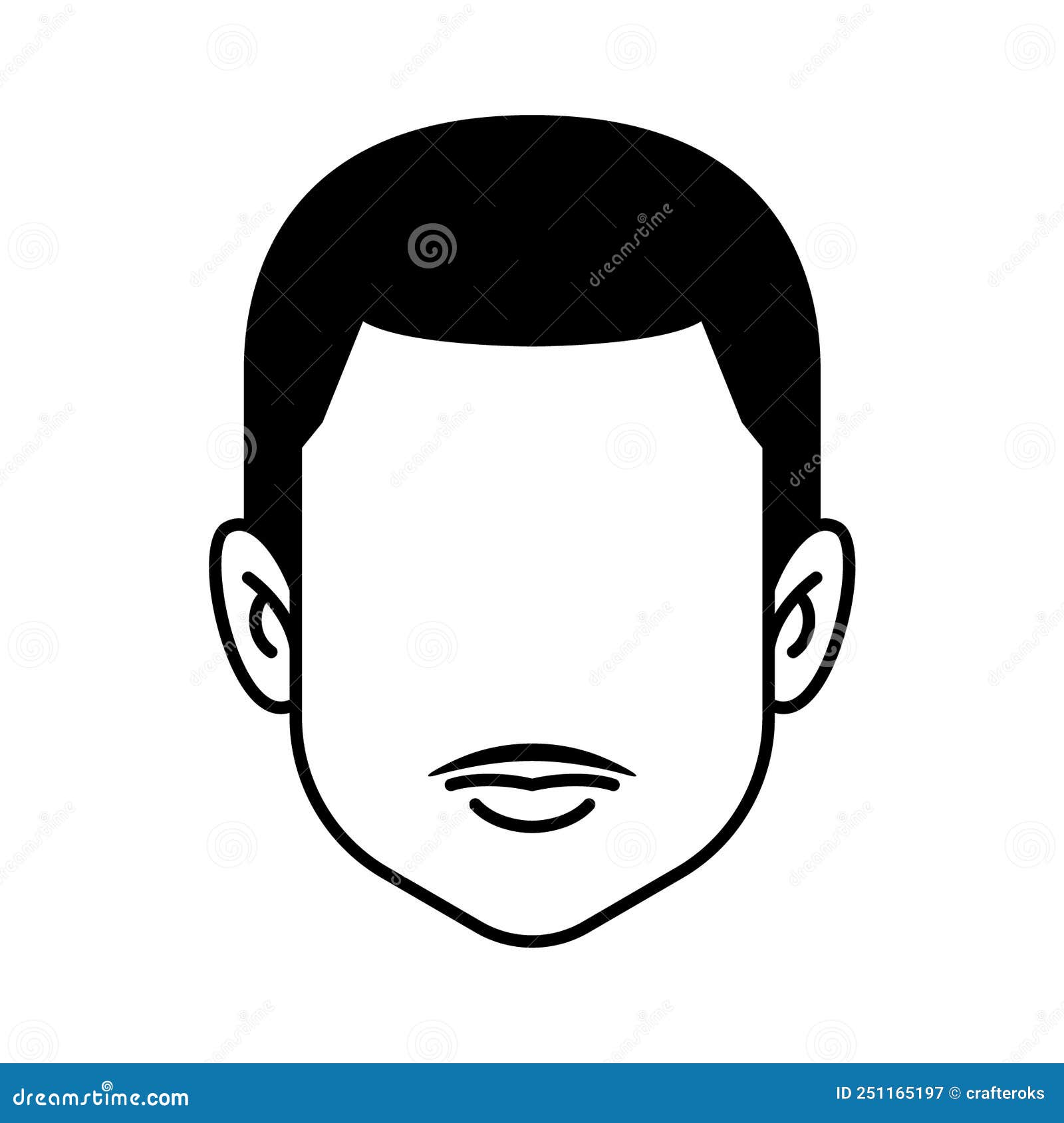 Beards and Facial Hair Vector EPS Stock Illustration - Illustration of ...