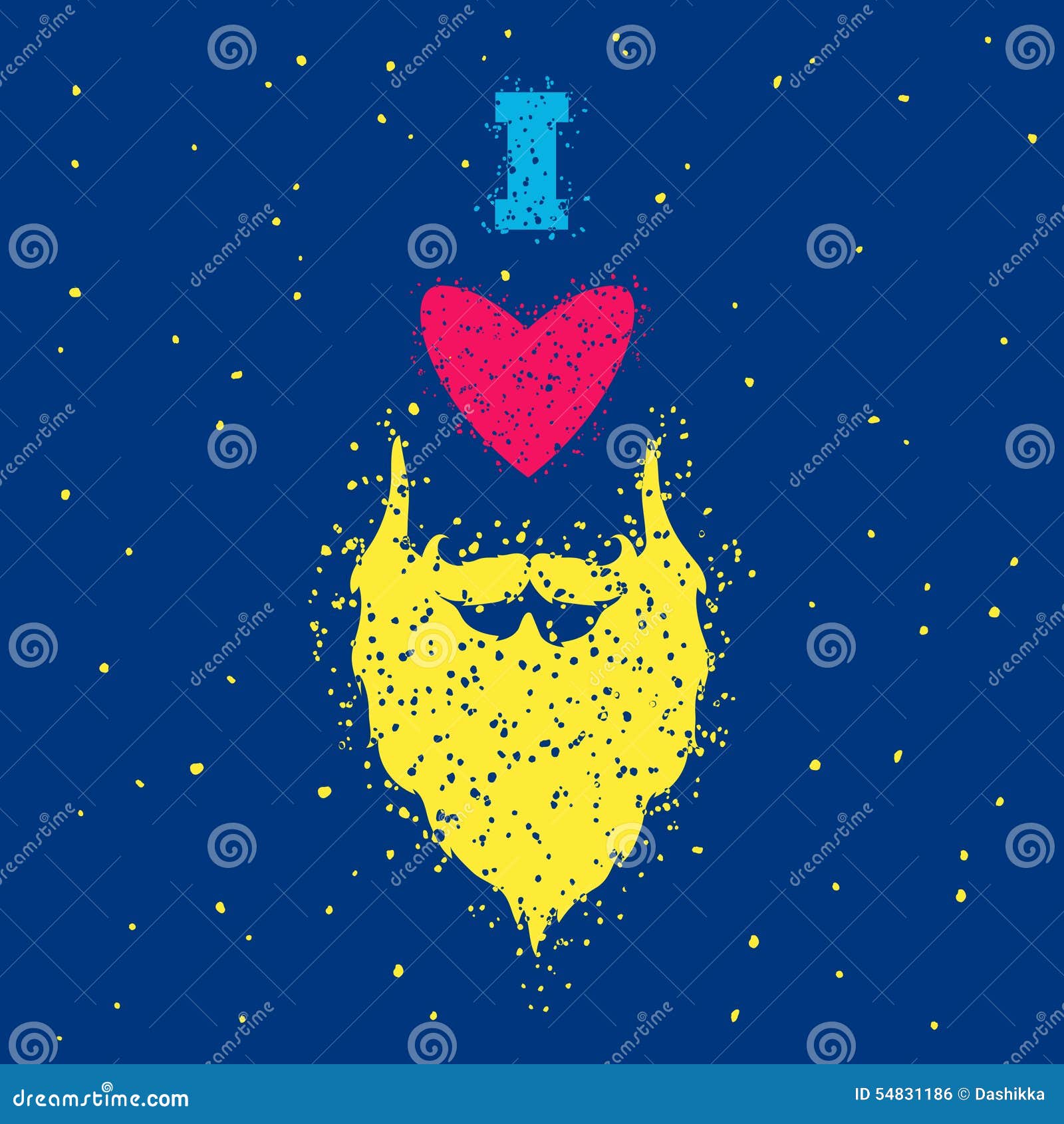Beards love stock vector. Illustration of chin, group - 54831186