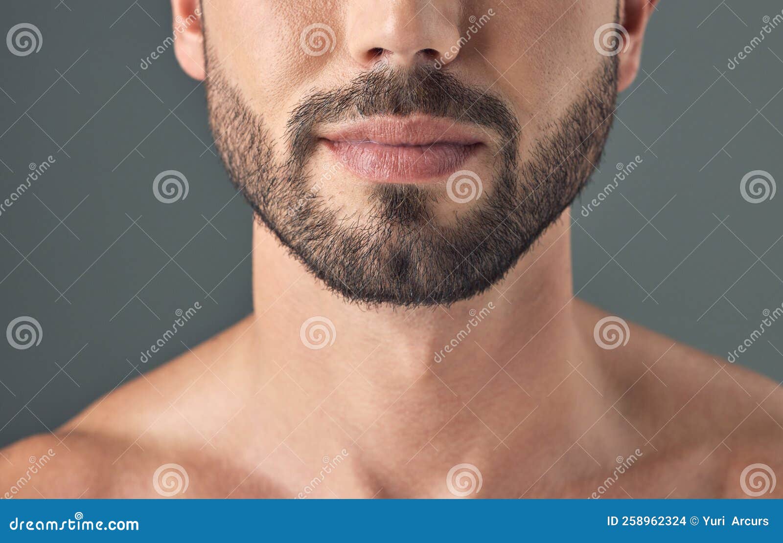 Beards are the Ultimate Symbol of Masculinity. Closeup Shot of a Mans ...