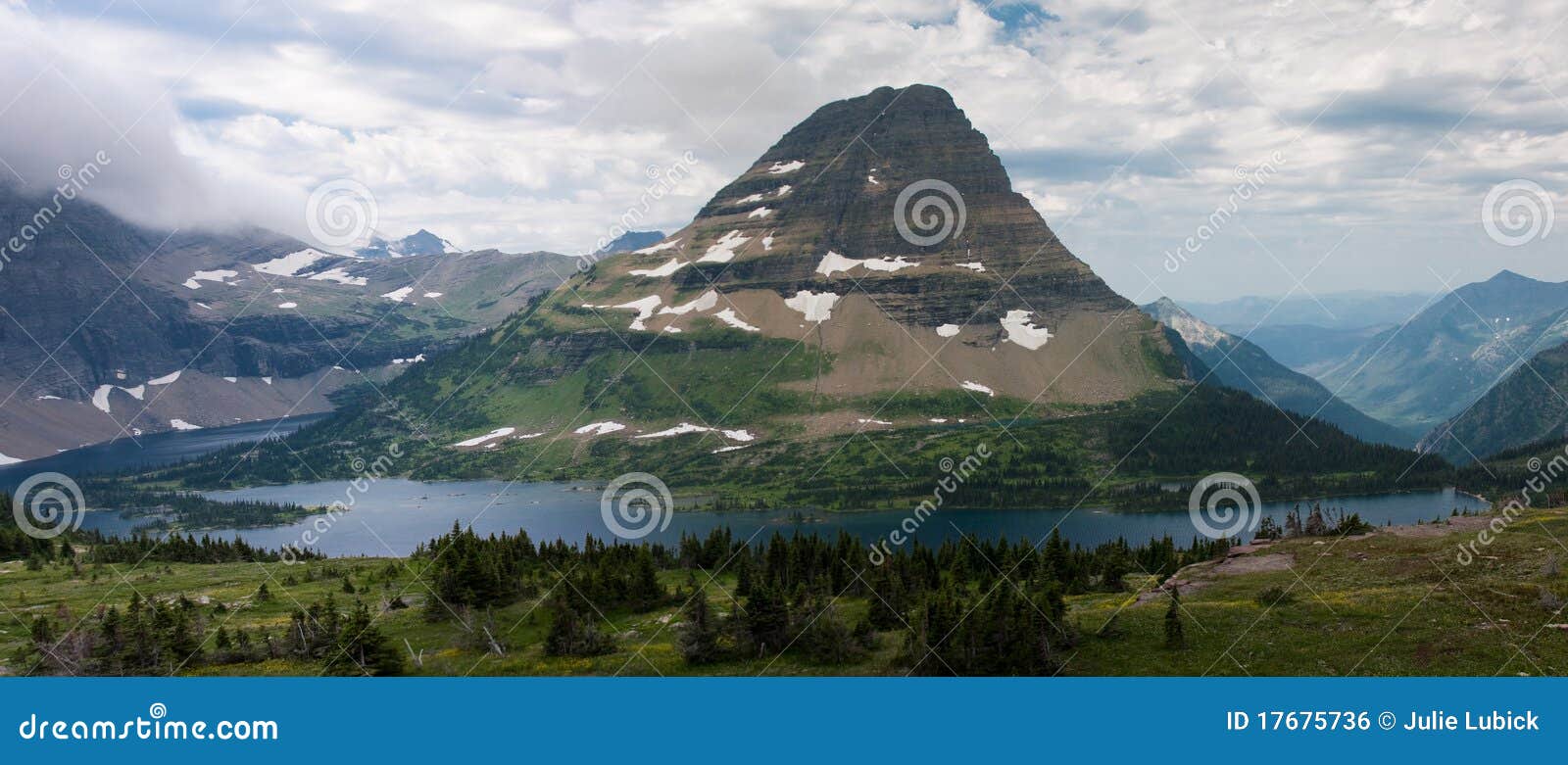 Hidden Lake Glacier National Park Stock Photography | CartoonDealer.com ...