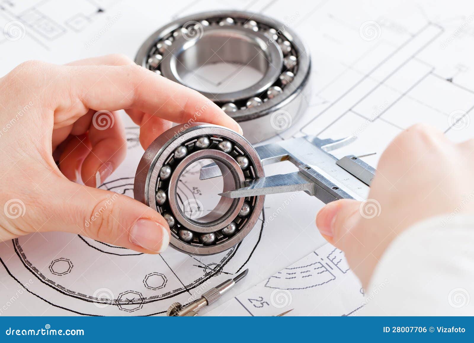 Bearing stock photo. Image of bearing, tools, instrument - 28007706