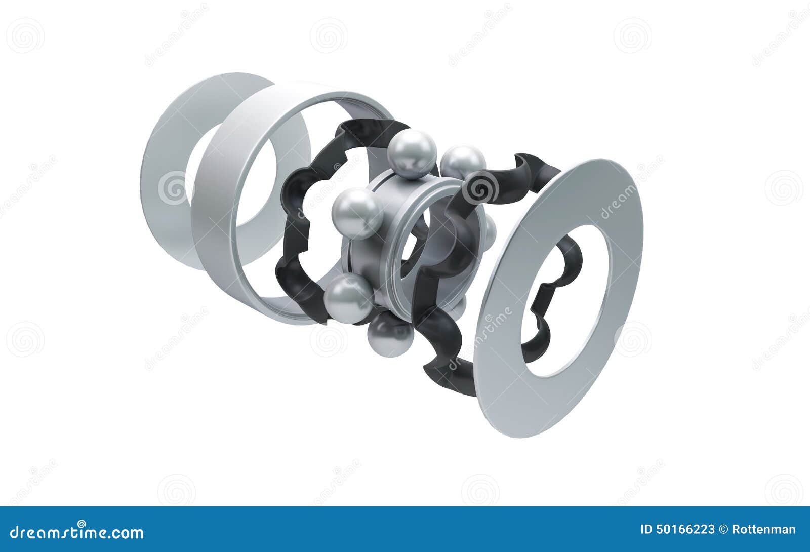 Bearing assembly stock illustration. Illustration of industry - 50166223
