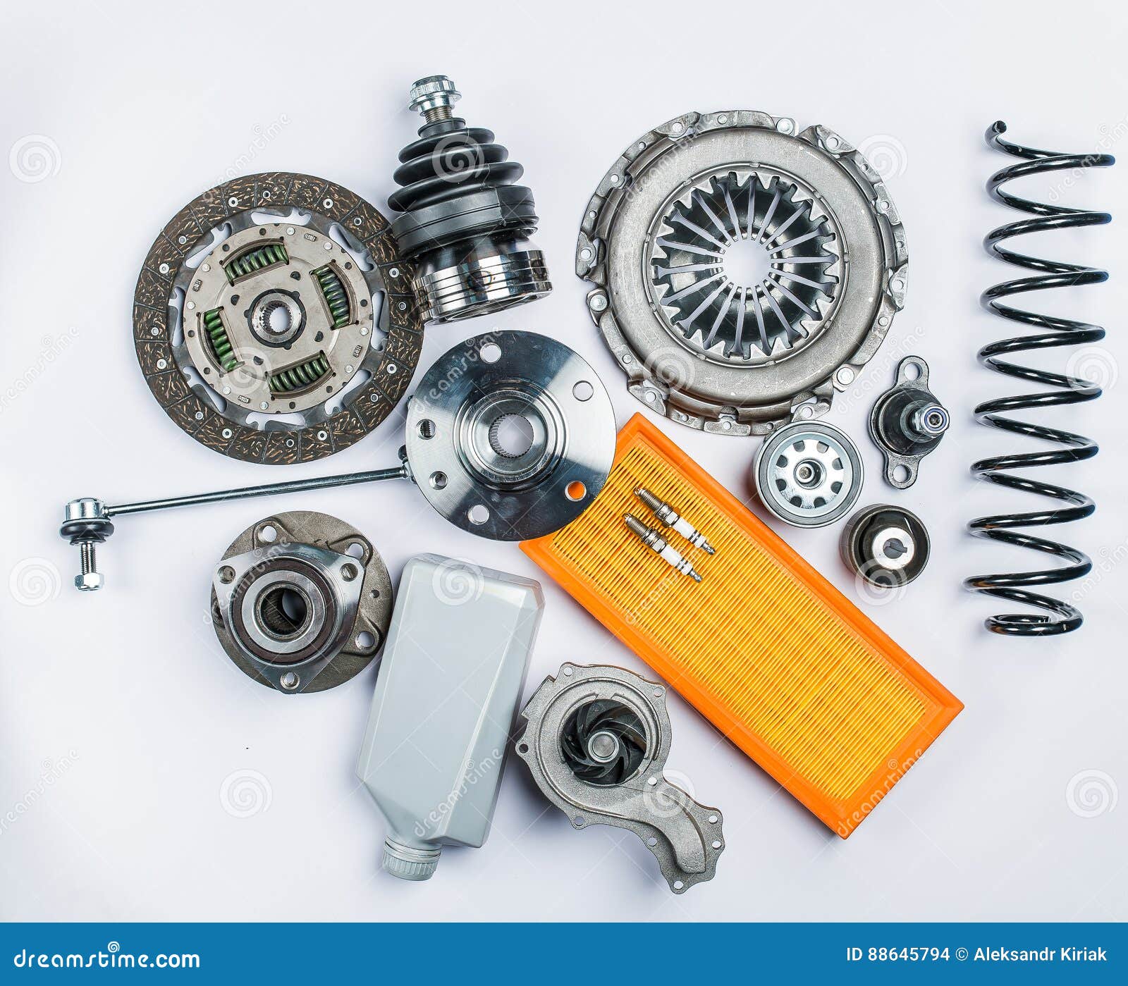 Bearing for Car on White Background Stock Photo - Image of round ...