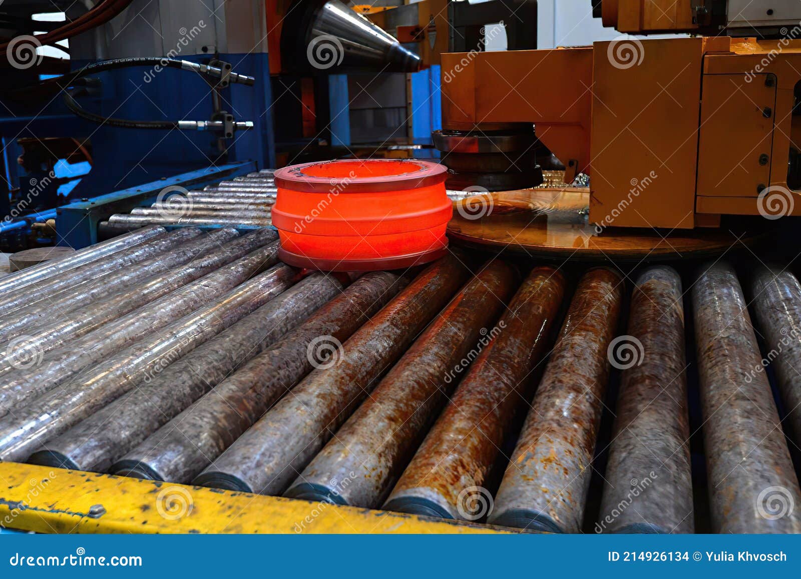 Bearing Factory Product Line. Stock Photo - Image of manufacturing ...