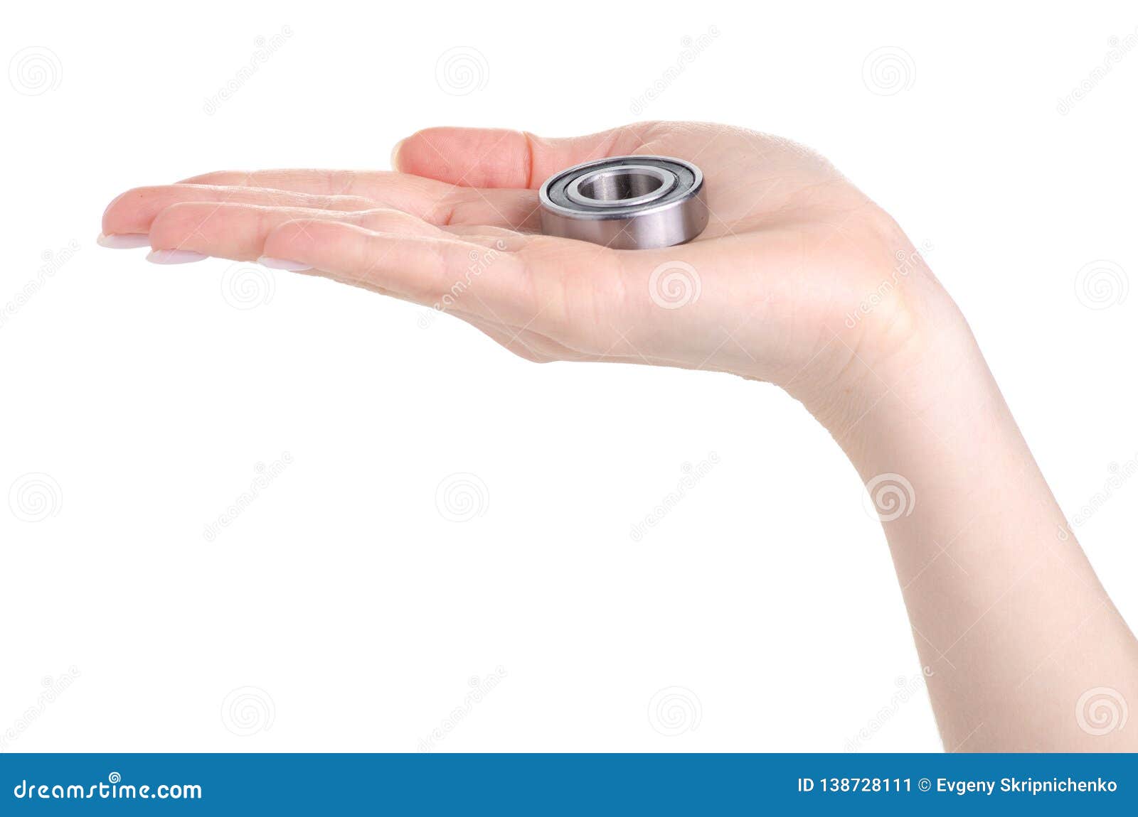 Bearing in hand stock image. Image of auto, engine, industry - 138728111