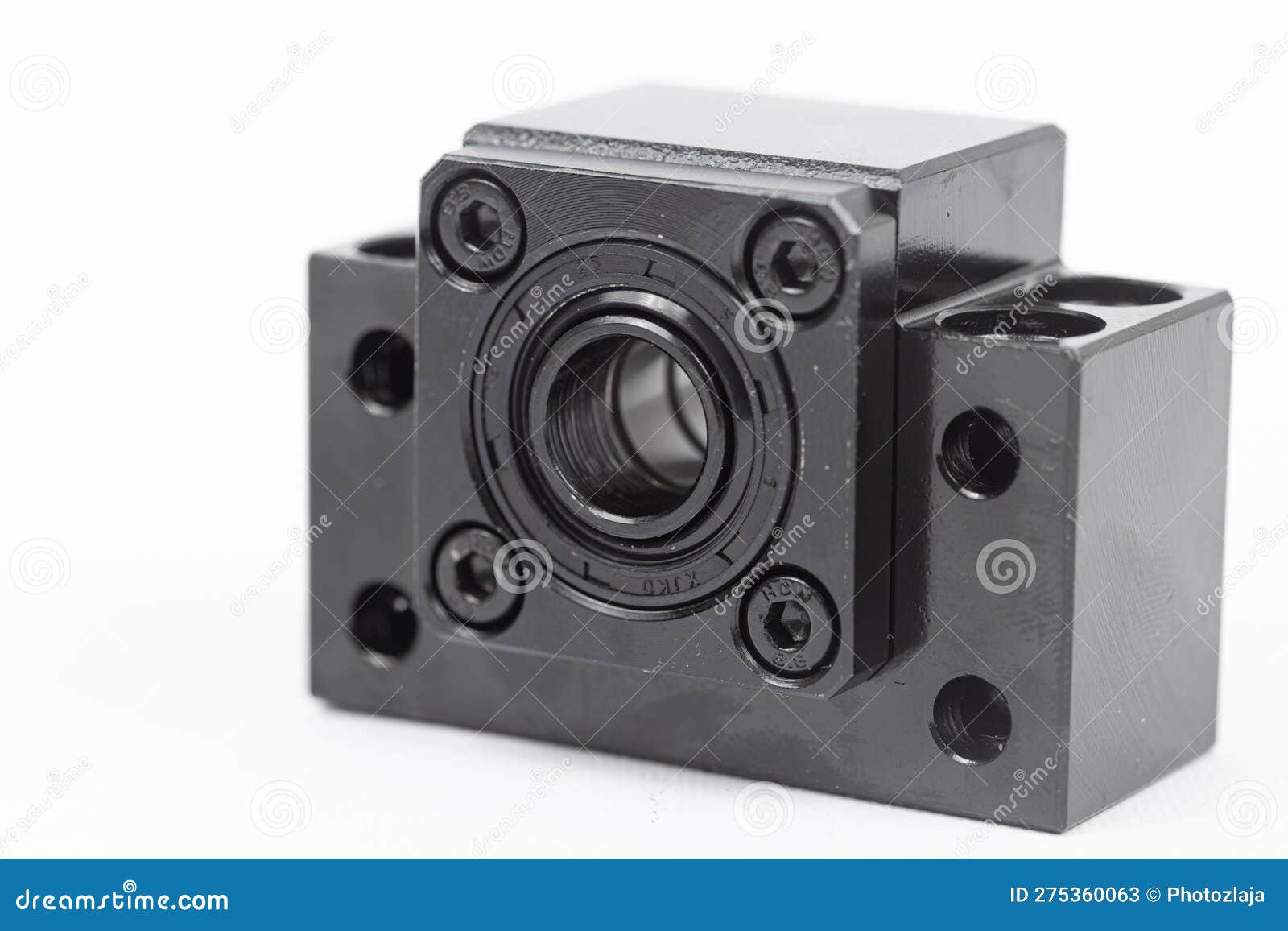 Bearing Housing Units BK and BF Types for CNC Machines Stock Image ...