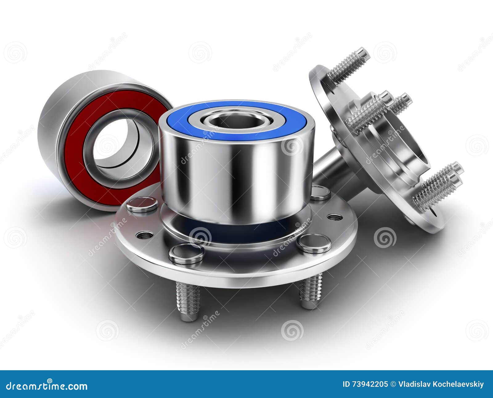 Bearing hub car stock illustration. Illustration of parts - 73942205