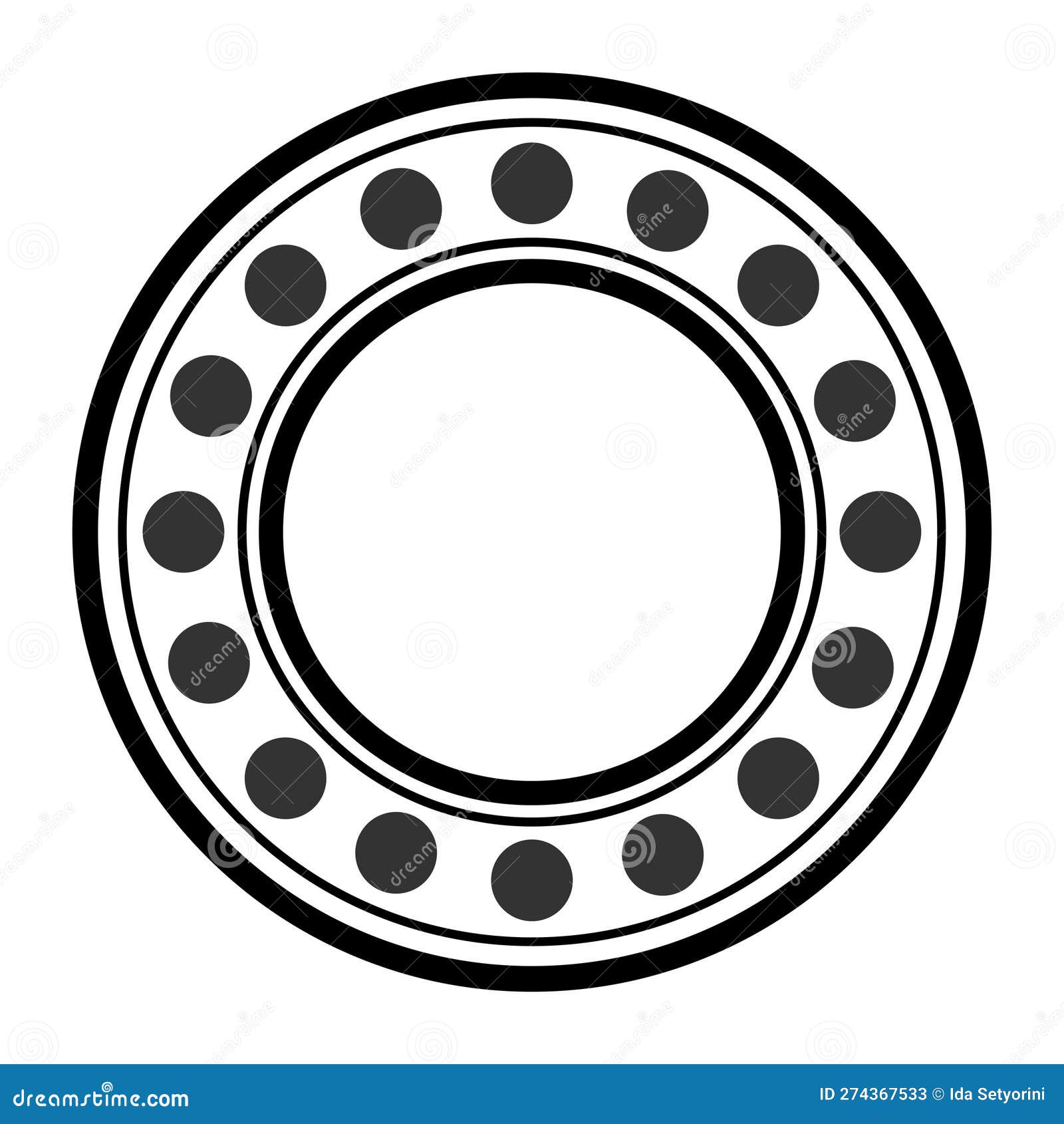 Bearing icon vector stock illustration. Illustration of bundle - 274367533
