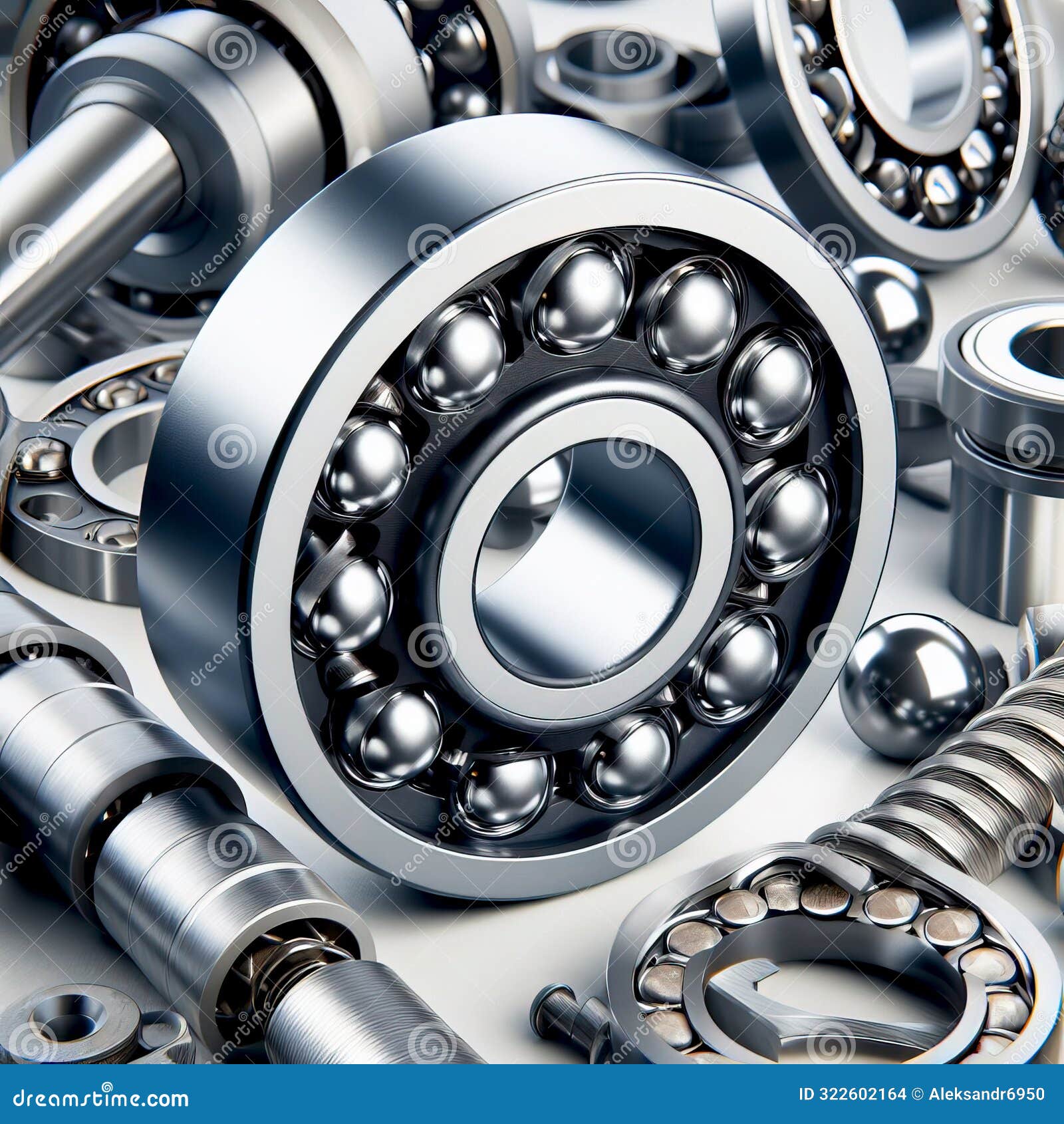 Bearing on a Light Background, Software Development Concept on a Virtual Screen Stock ...