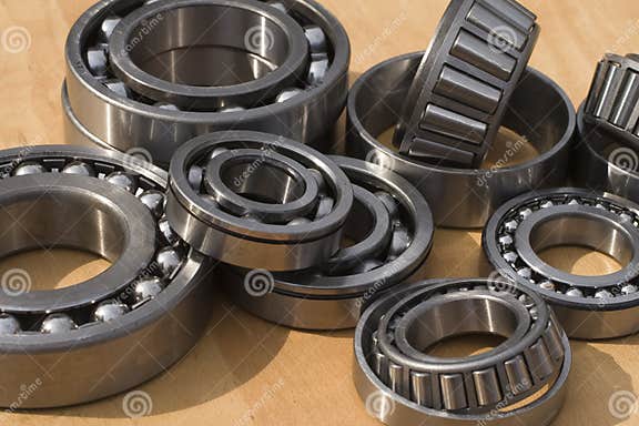 Bearings stock image. Image of chromed, conveyor, metal - 3138303