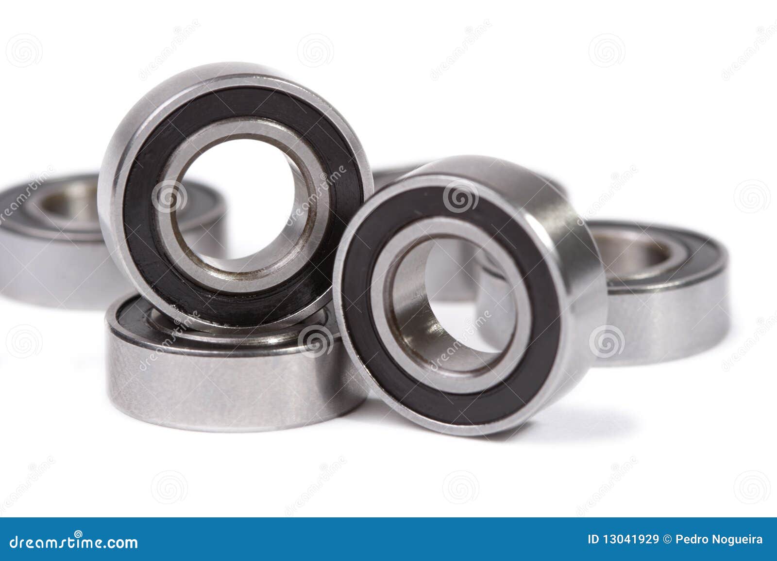 Bearings set stock image. Image of movement, metal, drive - 13041929