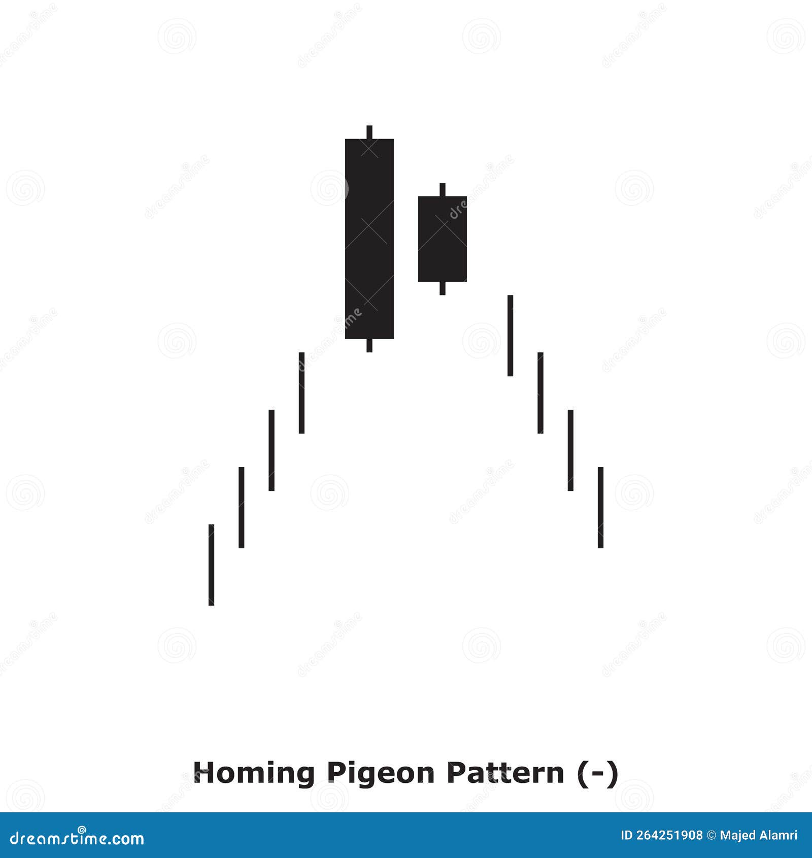 Homing Pigeon Pattern (-) White & Black - Square Stock Vector ...