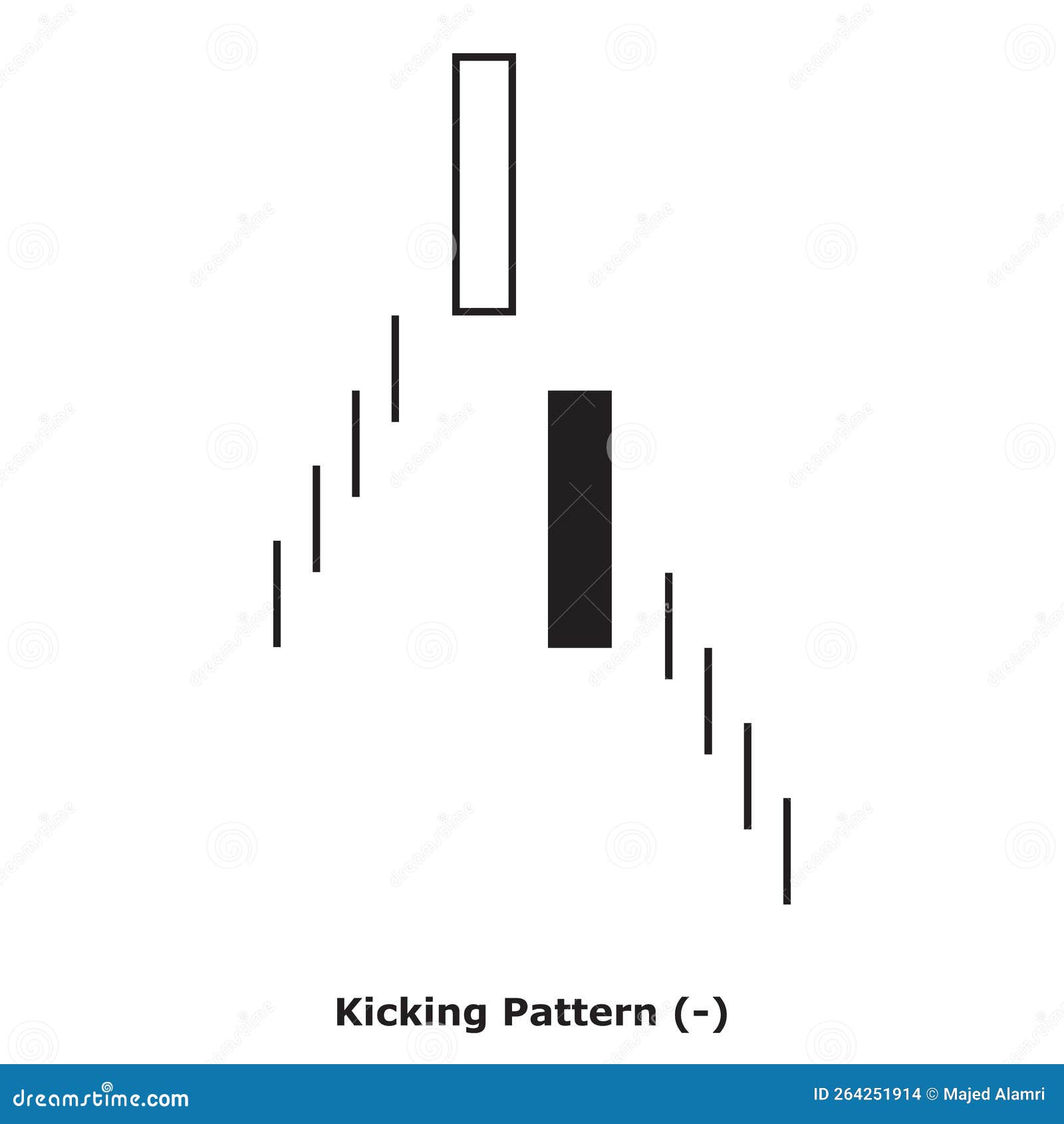 Kicking Pattern (-) White & Black - Square Stock Vector - Illustration ...