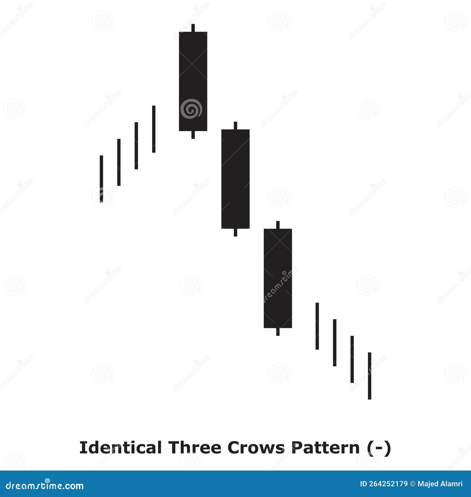 Identical Three Crows Pattern (-) White & Black - Square Stock Vector ...