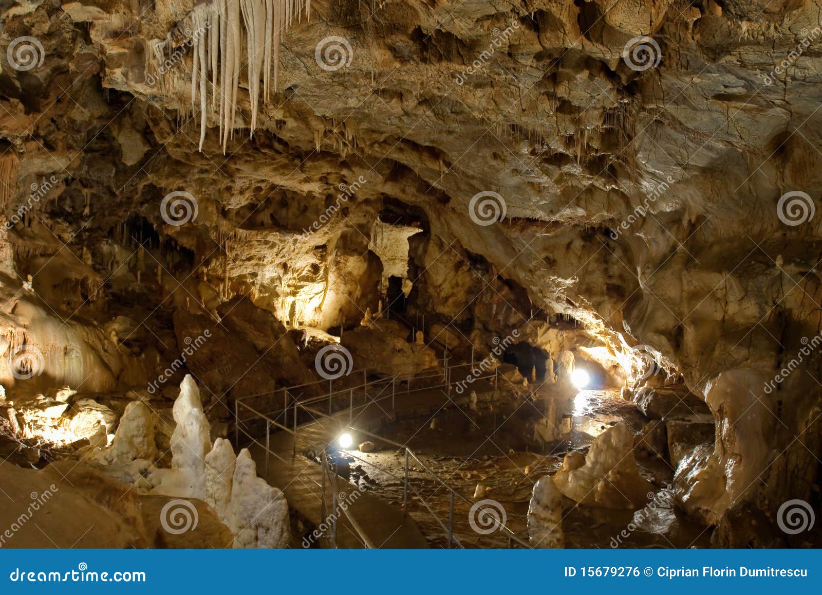 Bears Cave in Apuseni Mountains Stock Photo - Image of underground ...