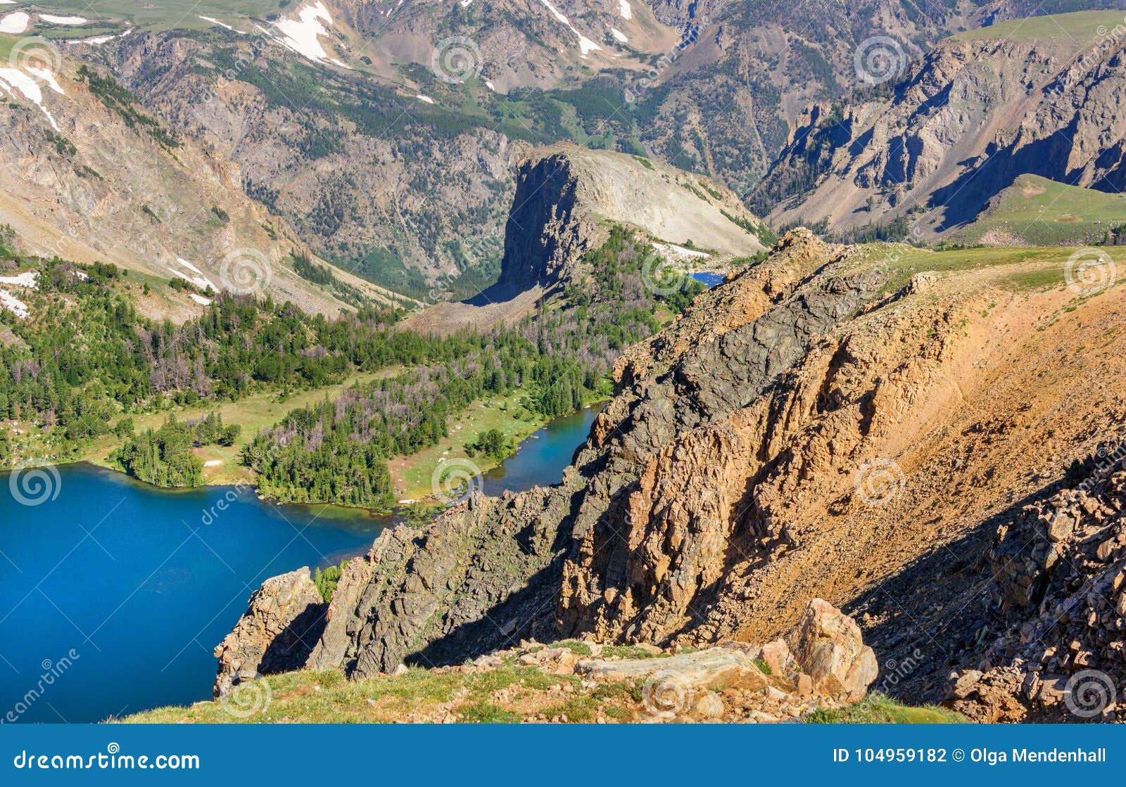 Beartooth Highway, Twin Lakes. Wyoming, USA Stock Photo - Image of ...