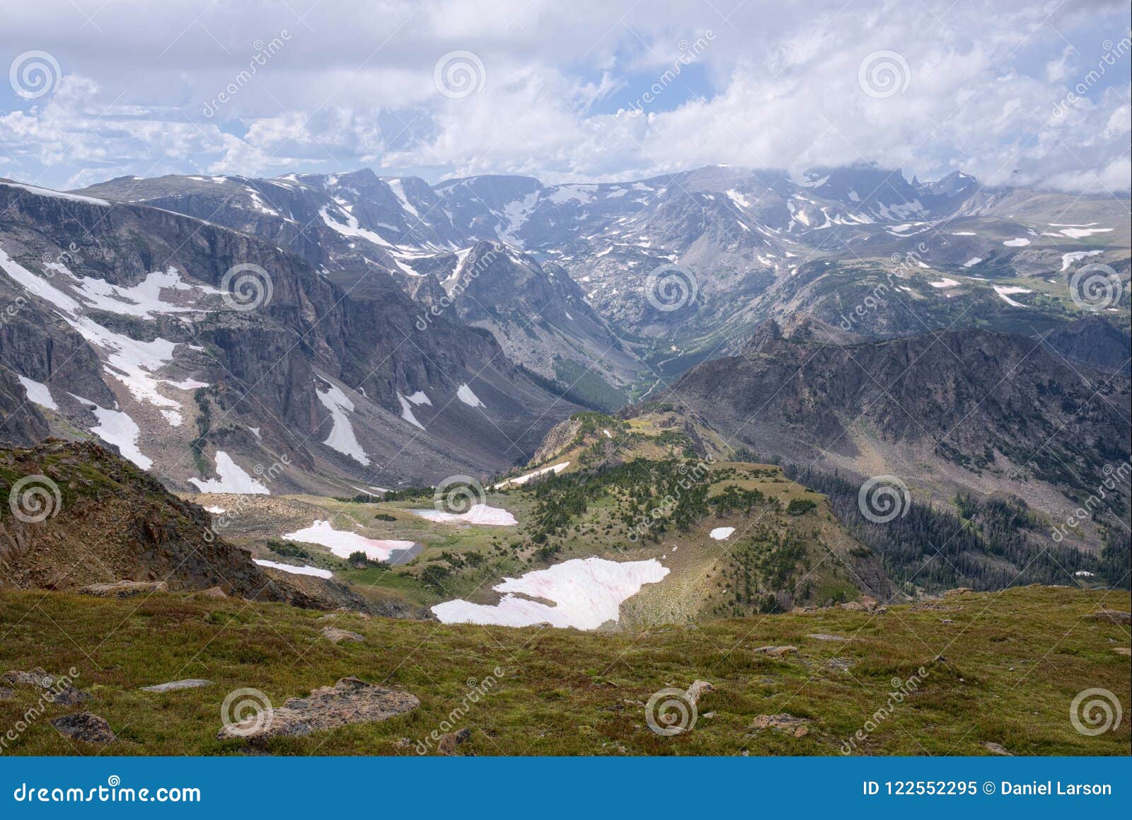 The Beartooth Mountains of Montana Stock Image - Image of landscape ...