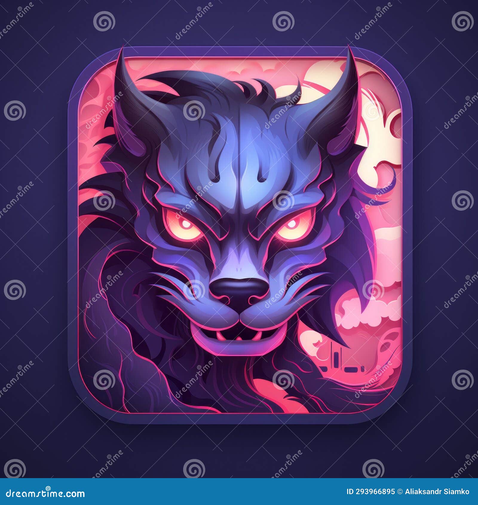 Beast app icon stock illustration. Illustration of wildlife - 293966895