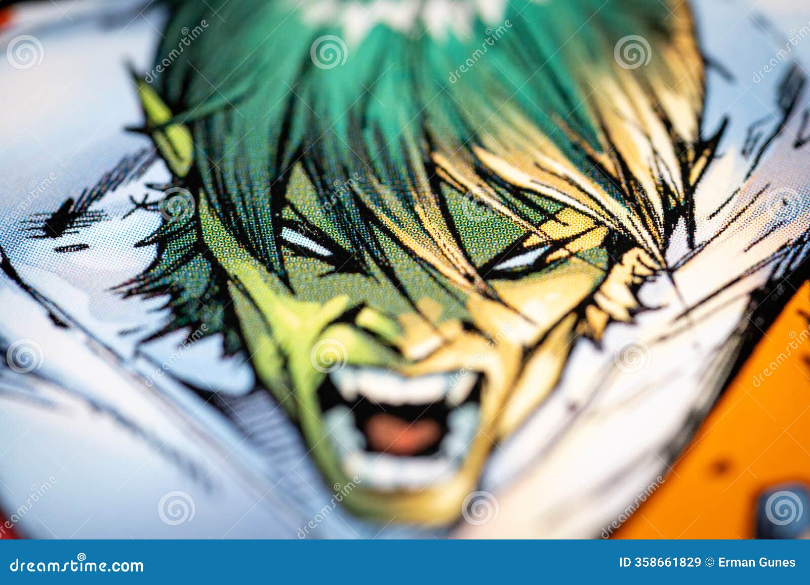 Beast Boy Superhero from a Comic Book. Editorial Stock Image - Image of ...