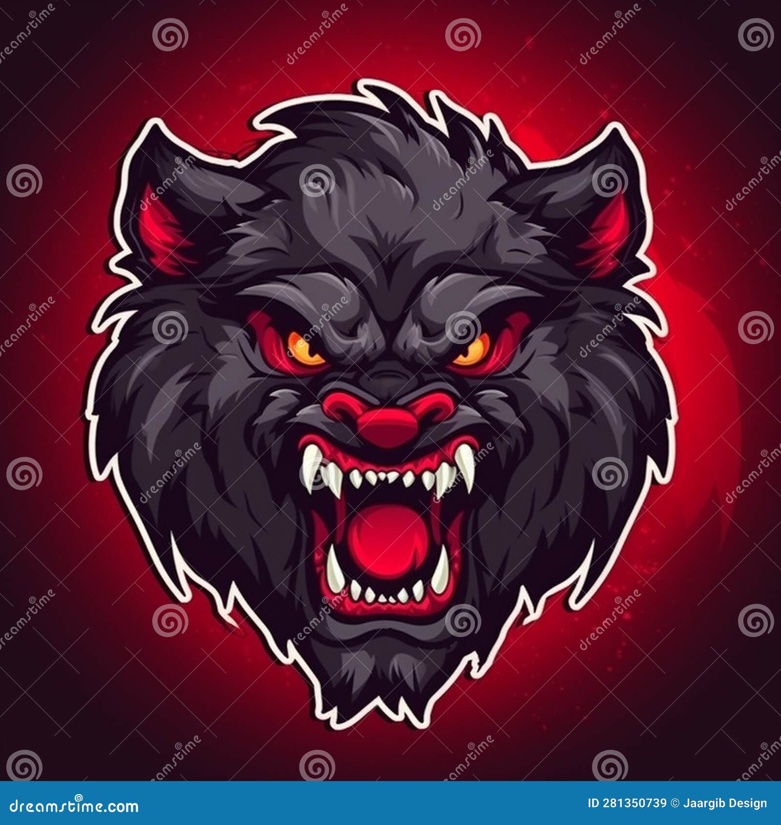 Beast esport logo stock illustration. Illustration of gaming - 281350739