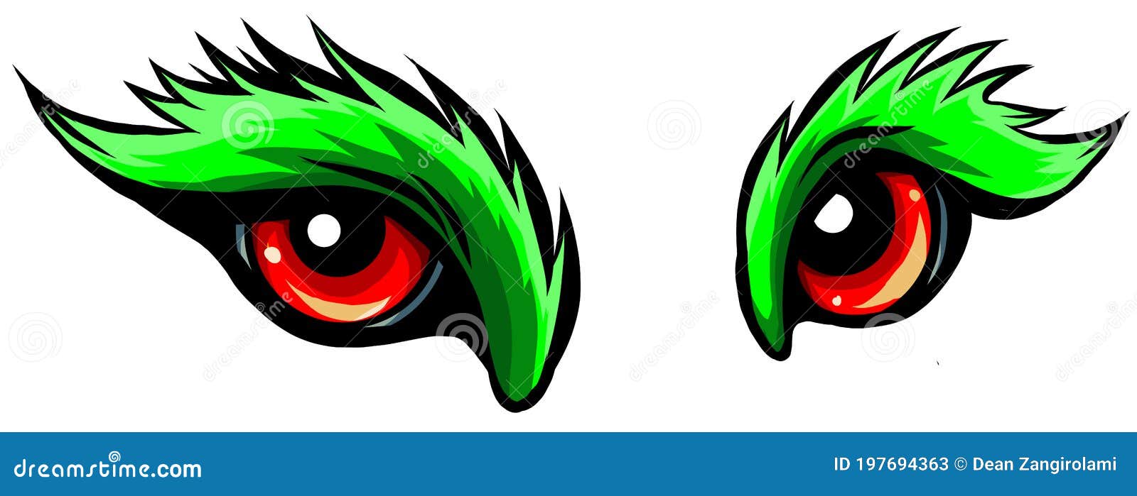 Beast Eyes Vector