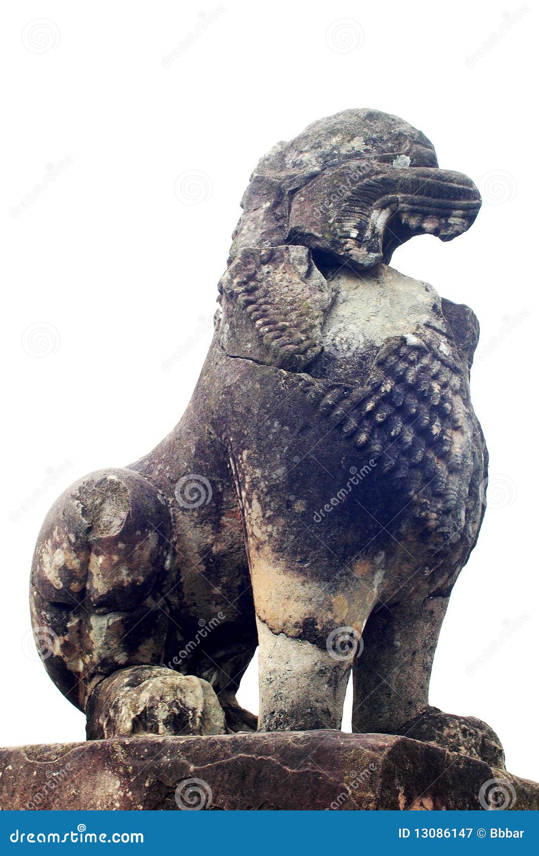 Beast Statue at Angkor Cambodia Stock Image - Image of legend, lion ...