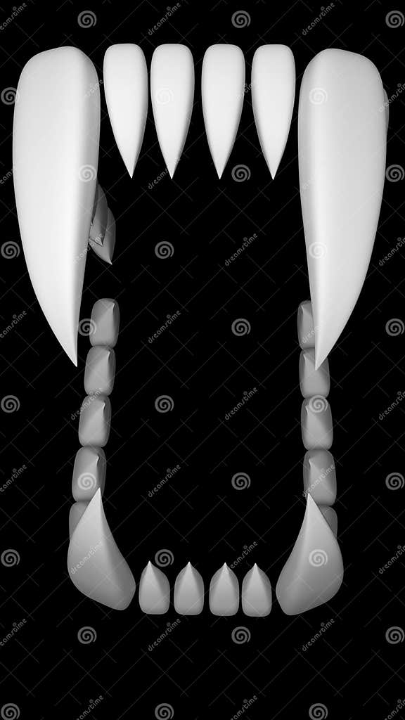 Beast teeth stock photo. Illustration of scary, halloween - 81377792